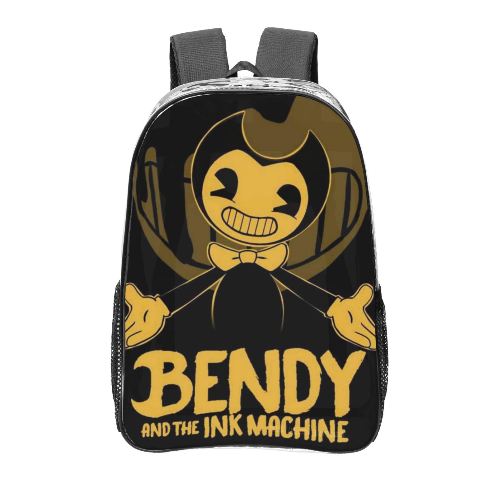 Animated Bendy Transparent Backpack Adjustable Shoulders Daypack Daily ...