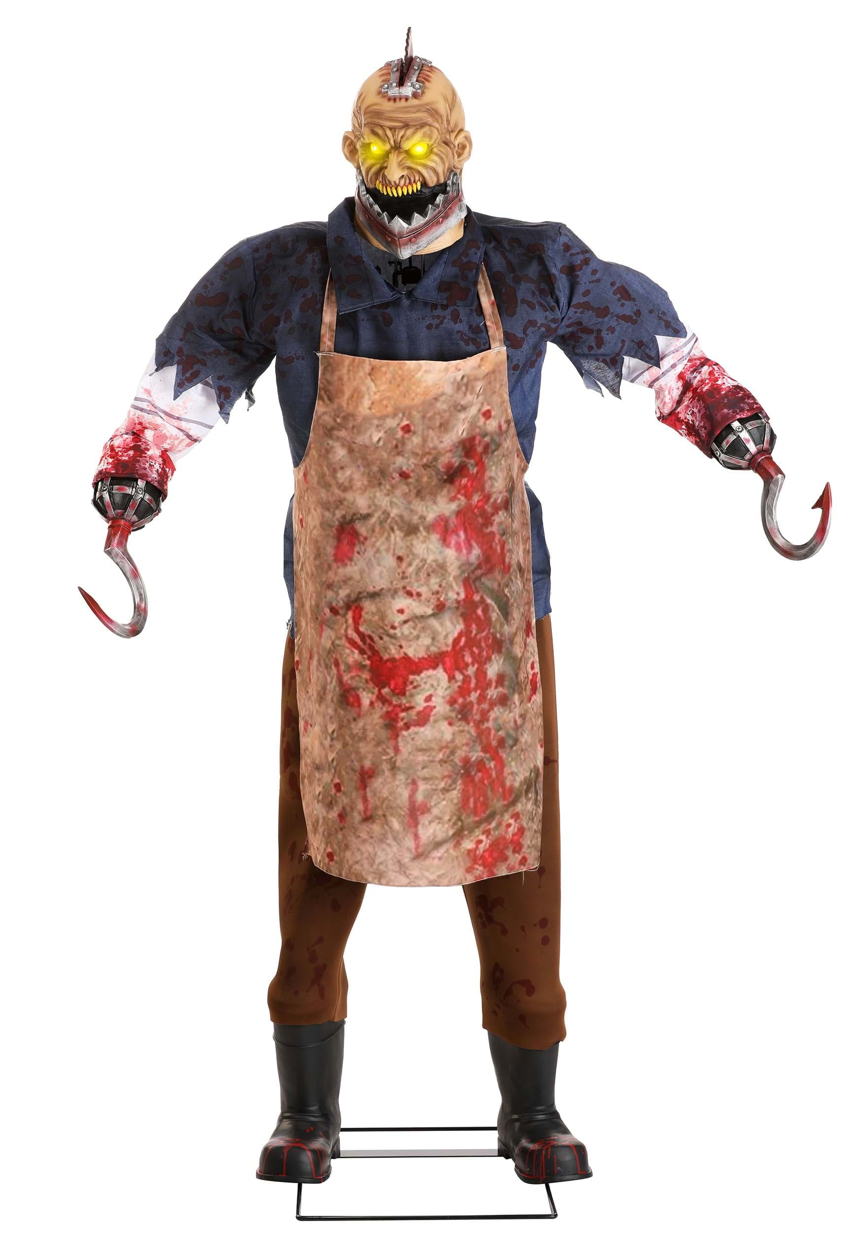 Animated Bloody Buzzhead Butcher Decoration - Walmart.com