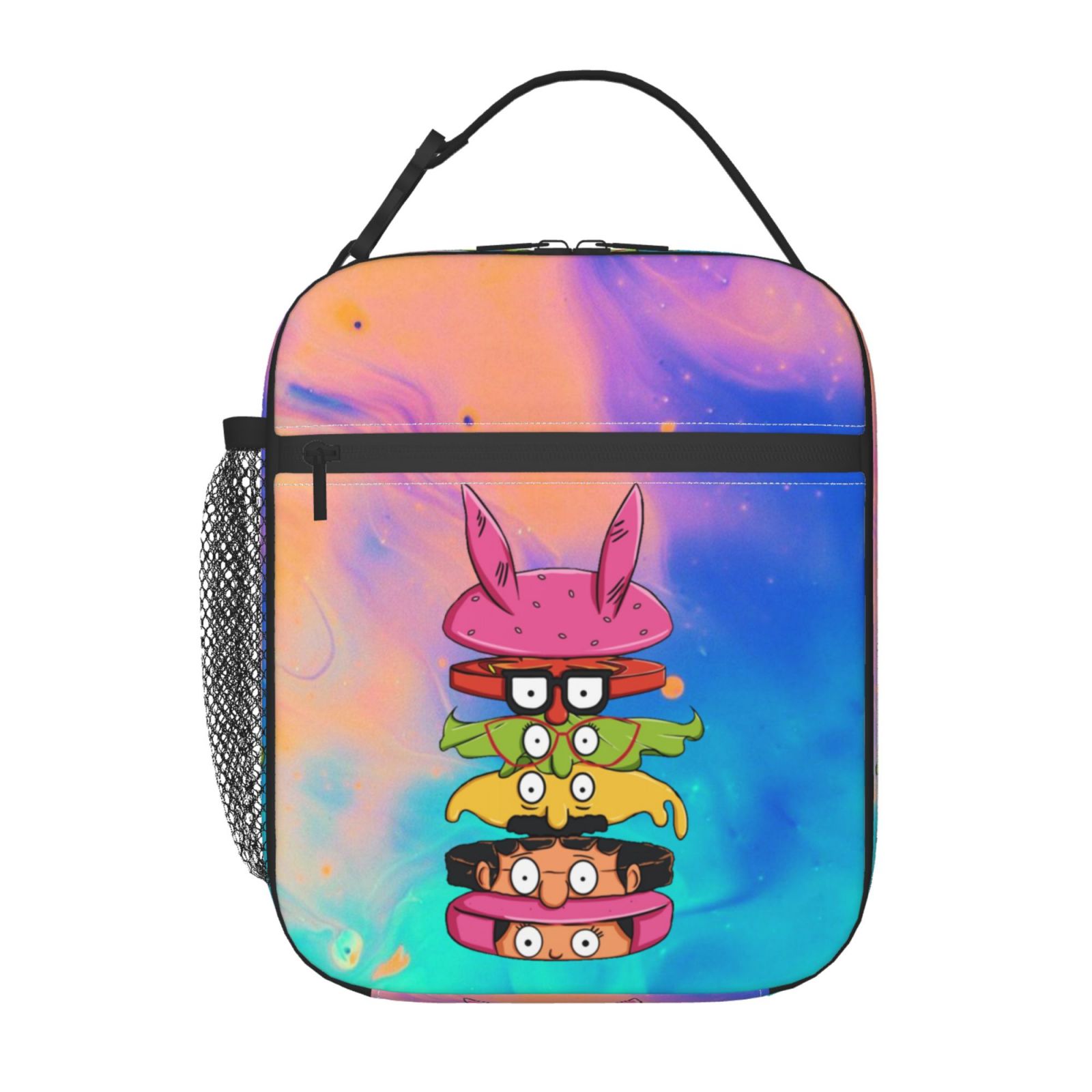 Animated Bob's Burgers Portable Insulated Lunch Bag Tote Bento Bag ...