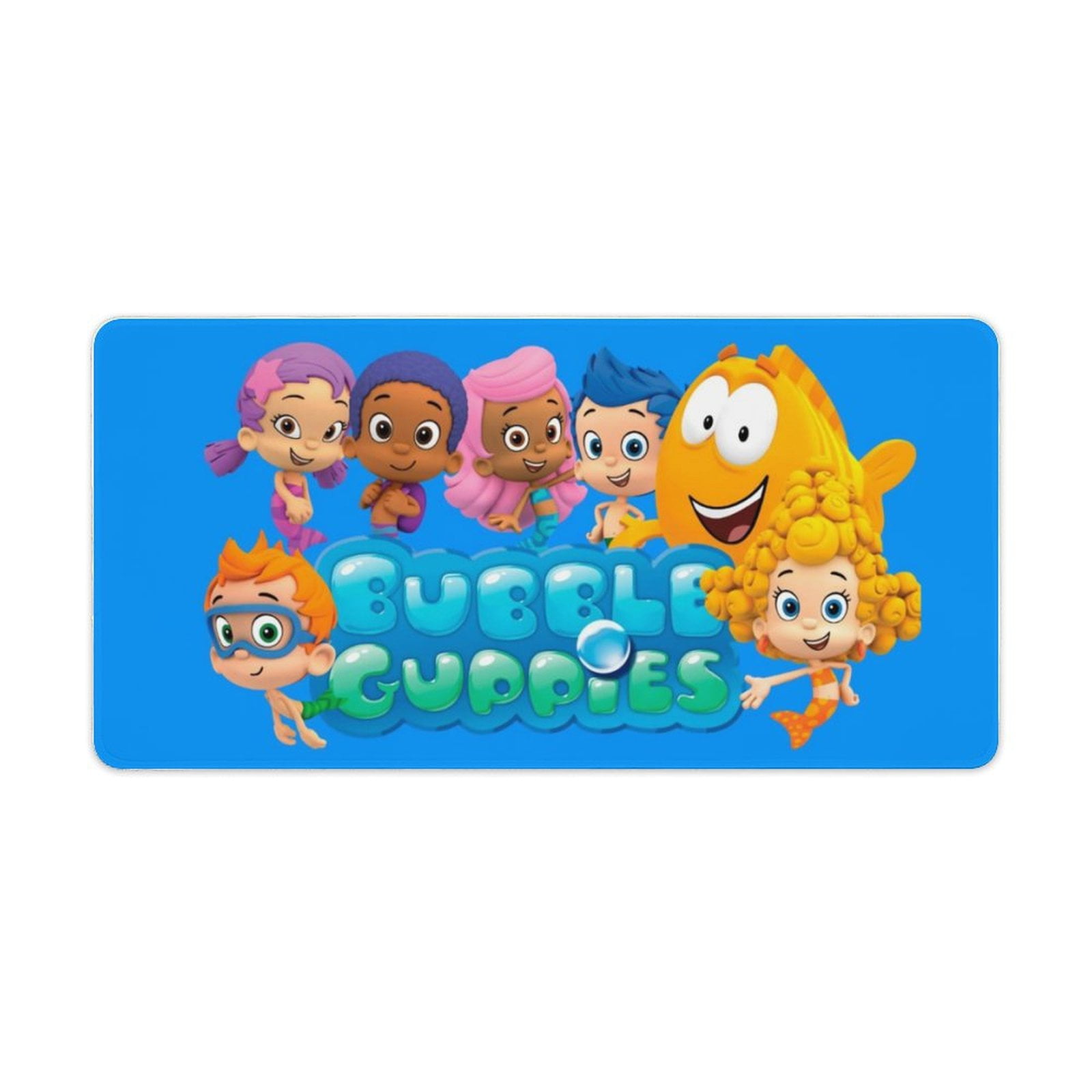 Animated Bubble Guppies Mouse Pad No-sliped Large Mousepad Extended ...