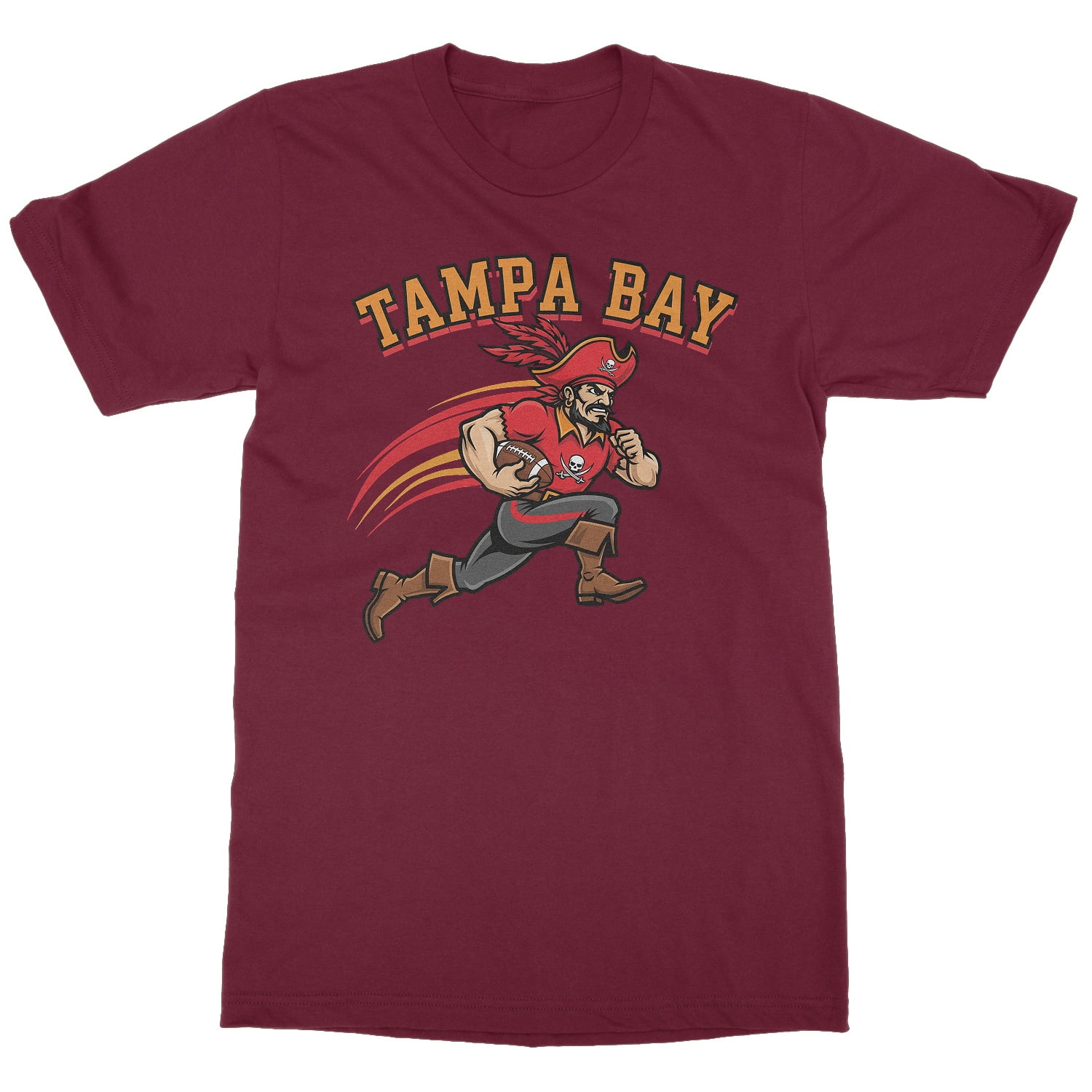 Animated Buccaneer Inspired Tampa Bay - Sports Fans Unisex T-Shirt ...