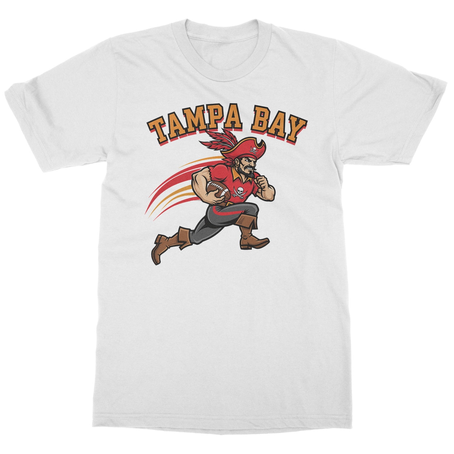Animated Buccaneer Inspired Tampa Bay - Sports Fans Unisex T-Shirt ...
