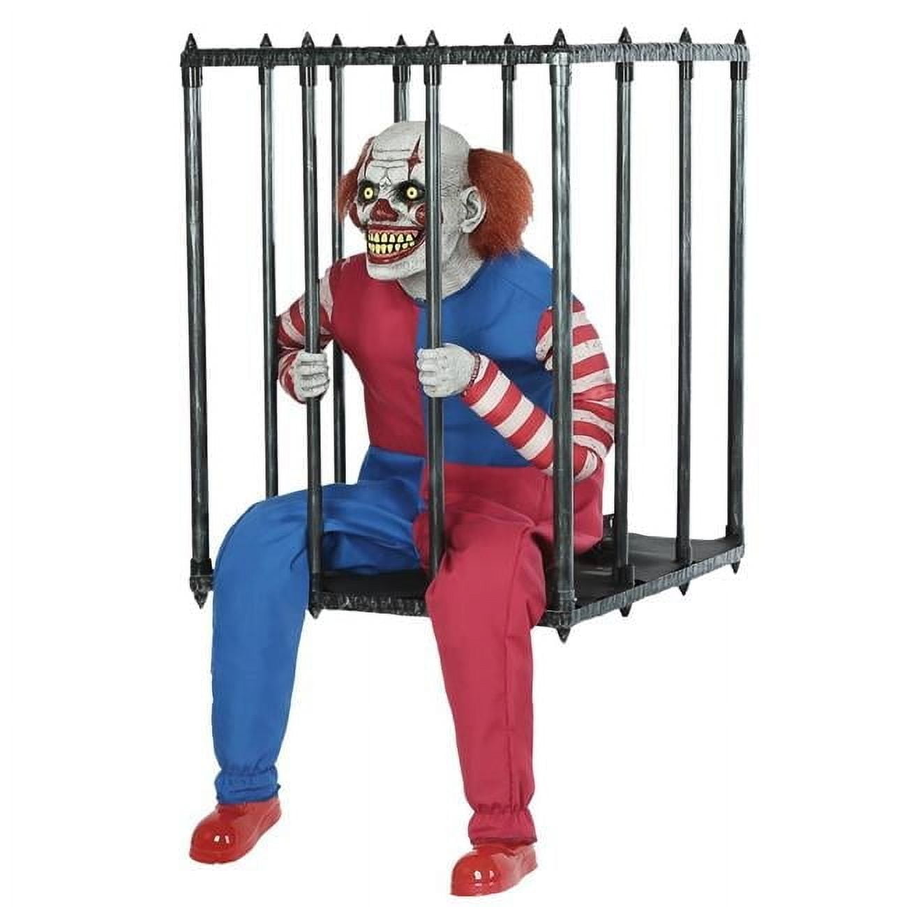 Animated Caged Walk Around Clown - 32 x 18 x 26 in. - Walmart.com