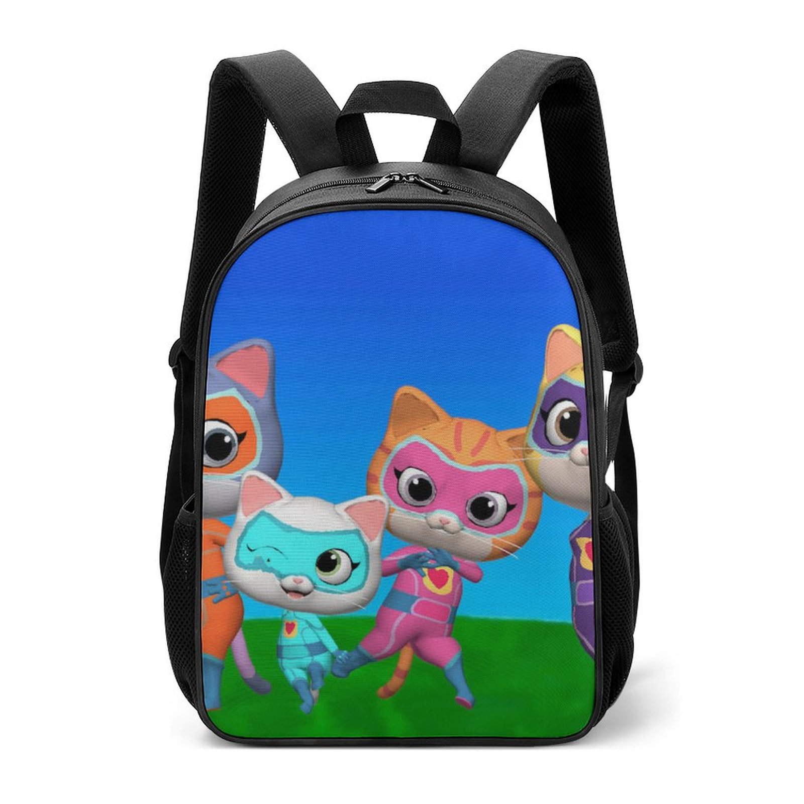 Animated Cat Superkitties Backpack Daypack Multipurpose School Bag ...