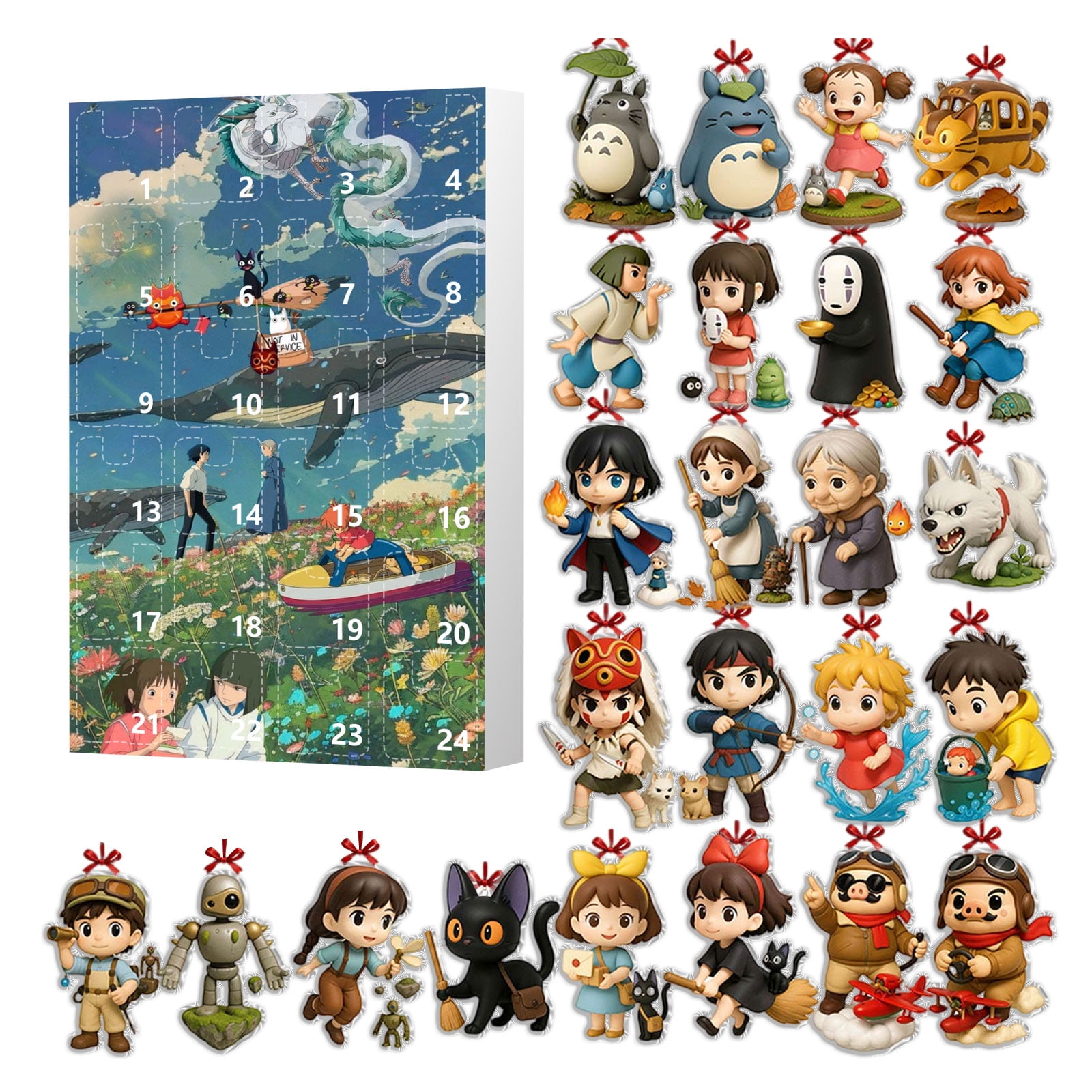 Animated Christmas Advent Calendar Character Blind Box, Christmas ...