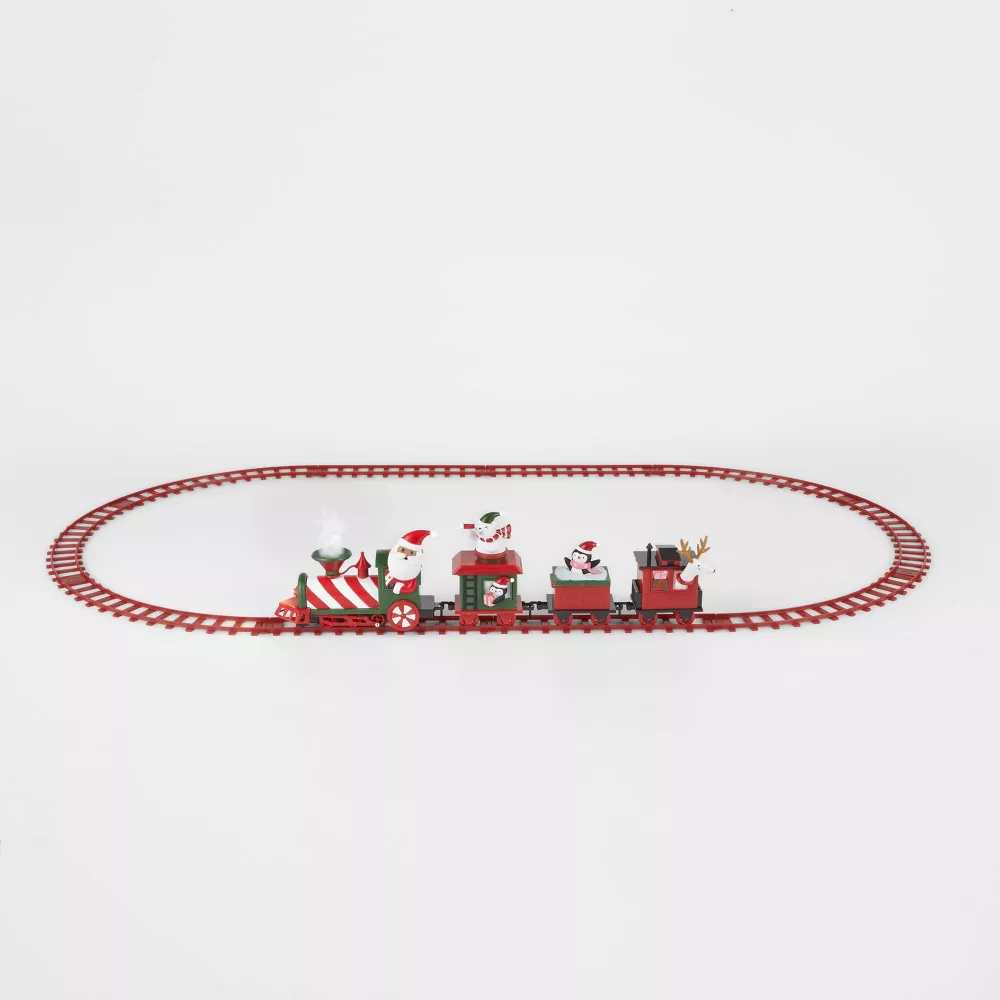 Animated Christmas Train and Track Set - Walmart.com