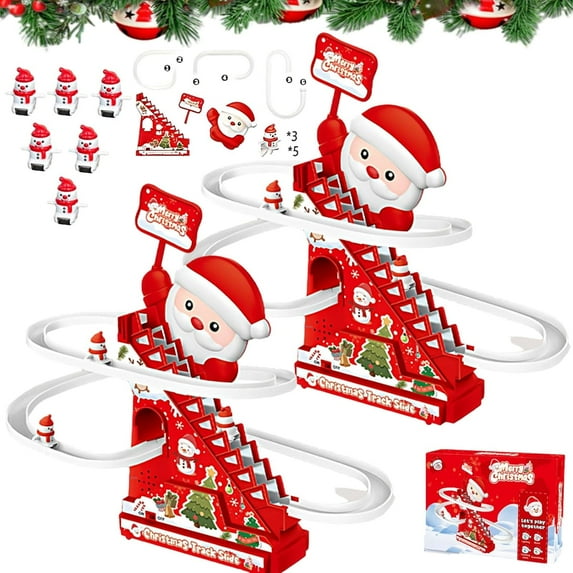 Animated Christmas Tree Ski Slope, Musical Gingerbread Ski Slope ...