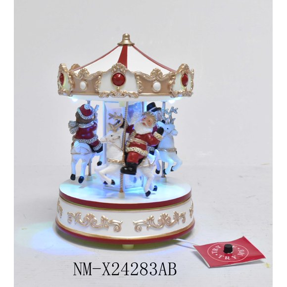 Festive Christmas Carousel Decorations for Holiday Home Decor