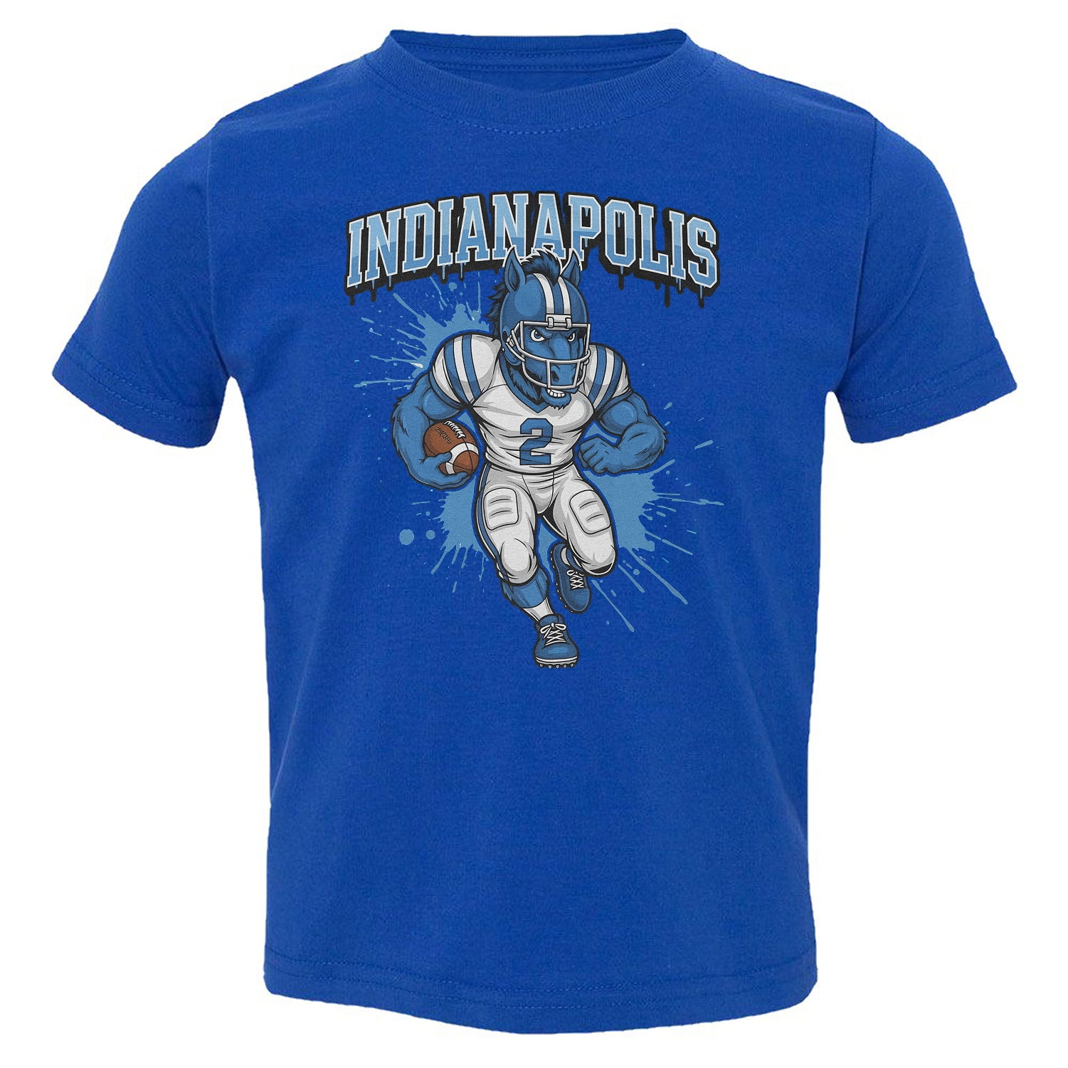 Animated Colt Inspired Indianapolis - Sports Fans Toddler T-Shirt ...