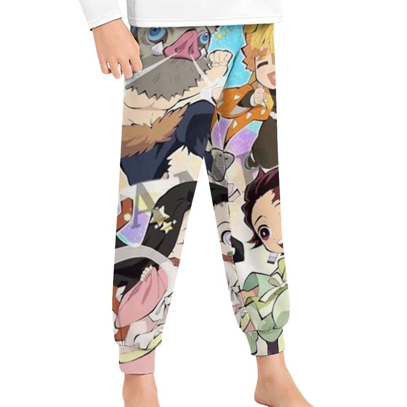 Animated Demon Slayer Kid's Pajamas Sleep Bottoms Sleepwear Comfy Cozy ...