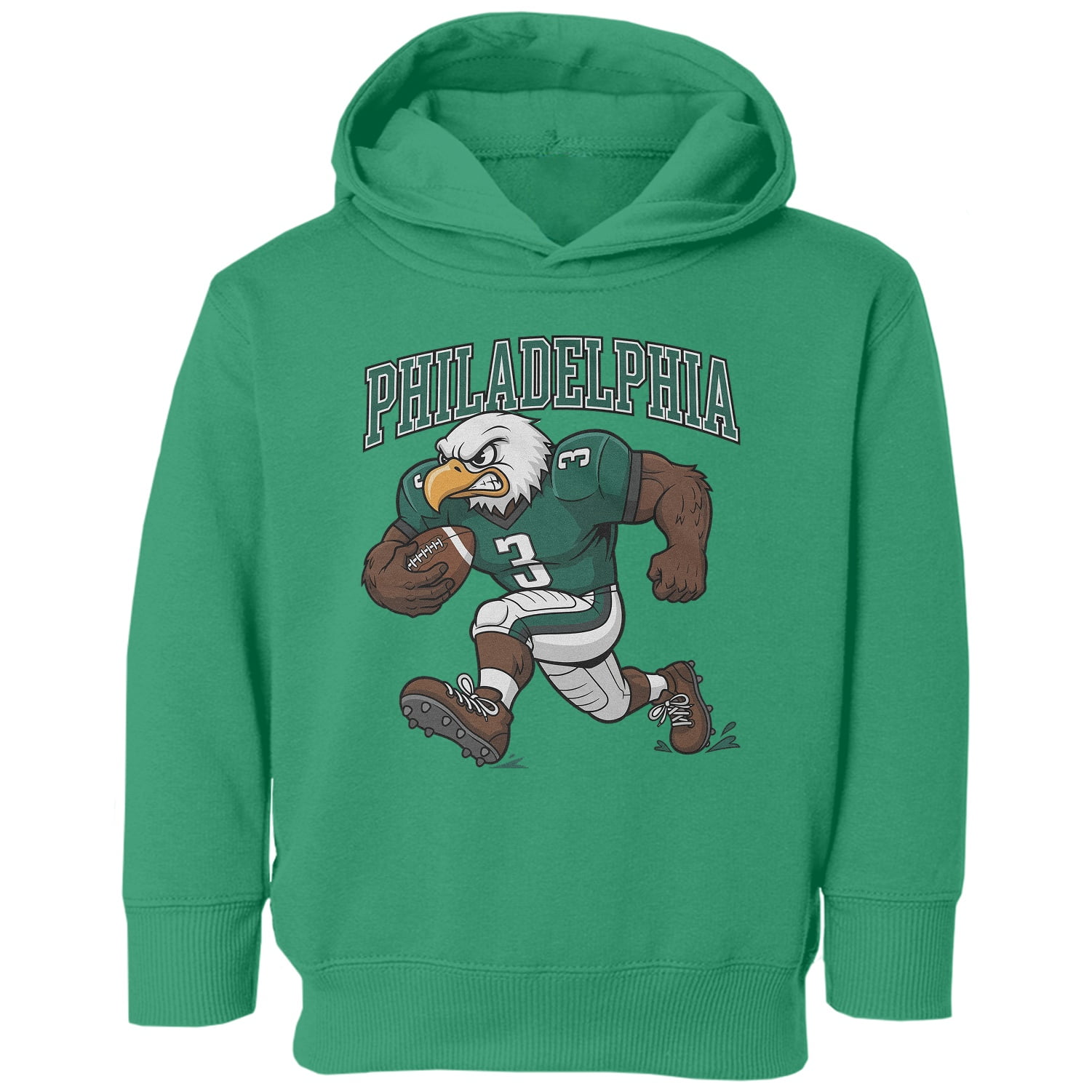 Animated Eagle Inspired Philly - Sports Fans Gift Toddler Hooded ...
