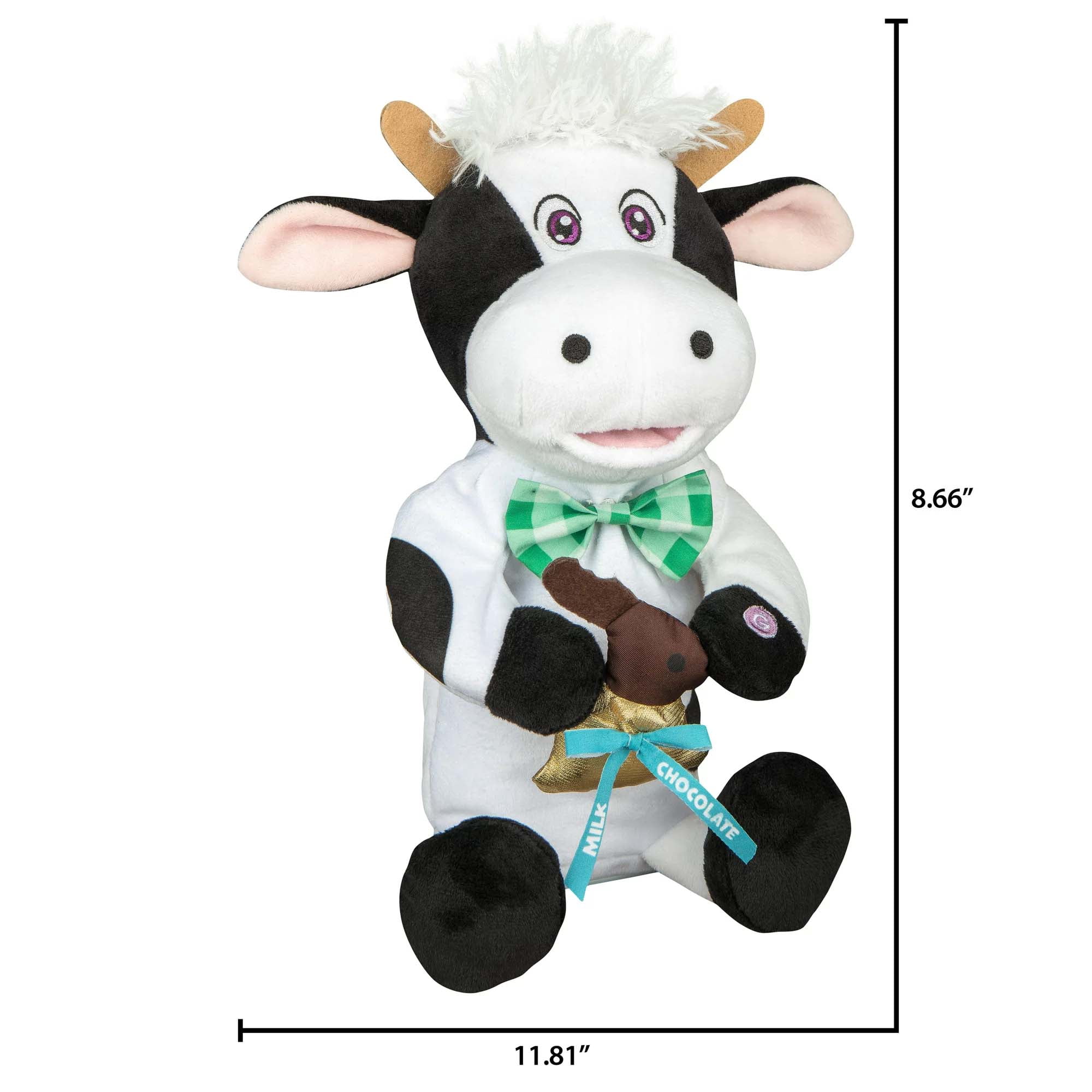Animated Easter Plush Cow Stuffed Animal Sings - Walmart.com