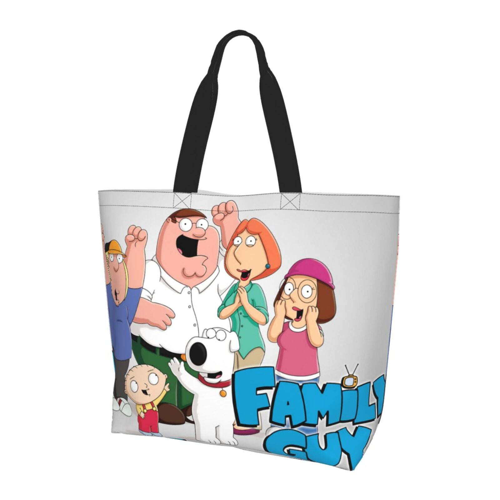 Animated Family Guy Tote Bags Reusable Women Shoulder Bag Grocery Bag ...
