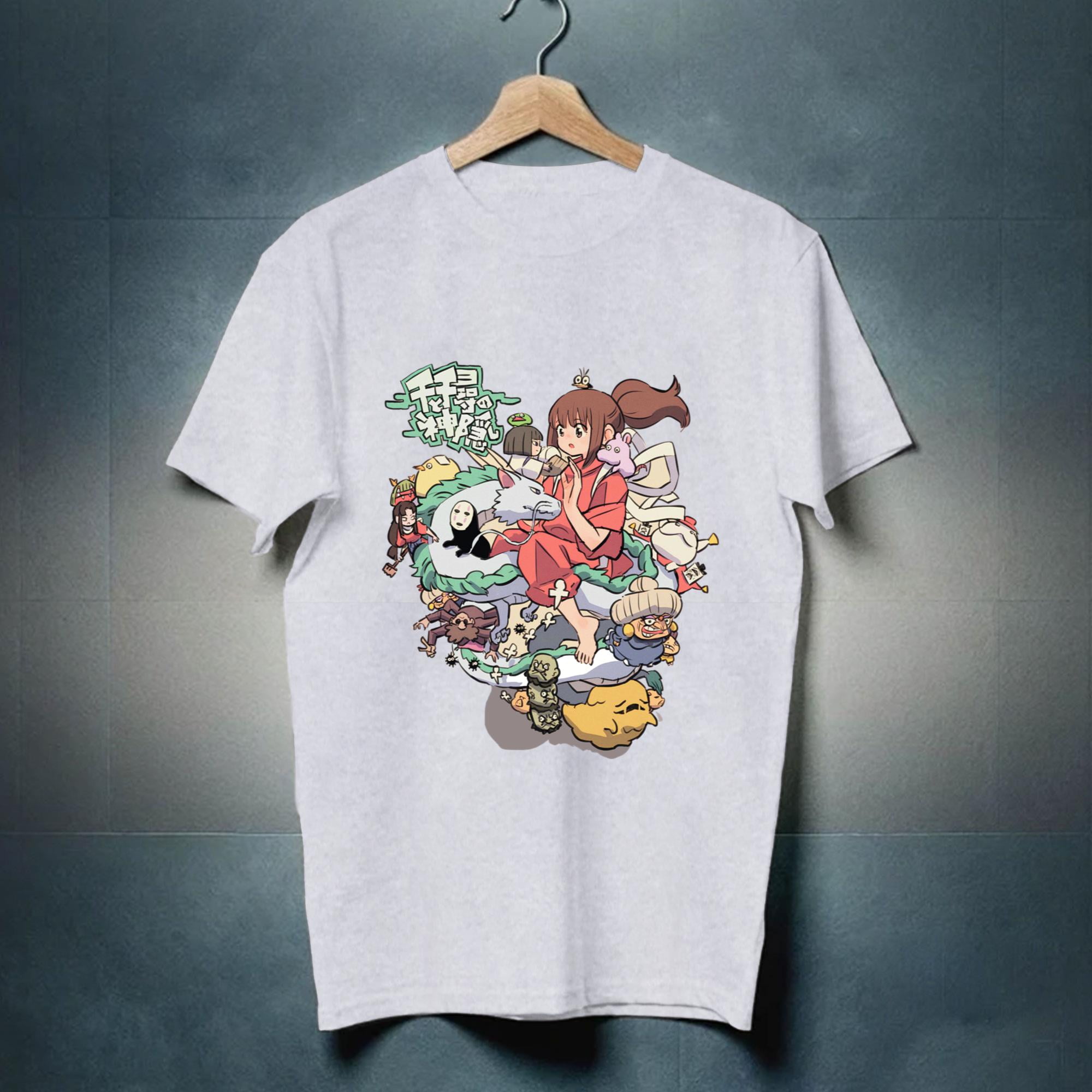 Animated Fantasy Adventure Shirt, Anime Studio Shirt, Chihiro Haku No ...