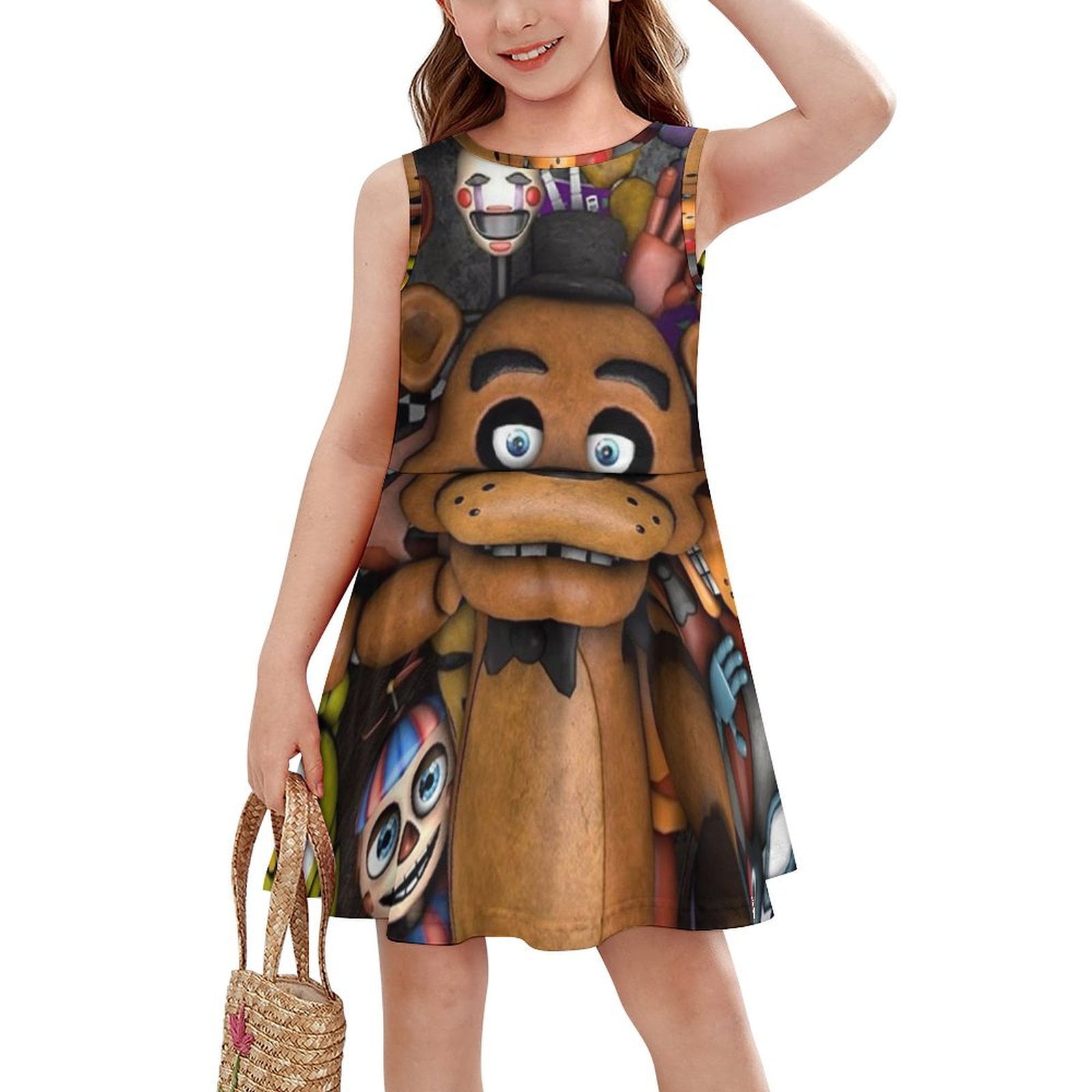 Animated Five Nights at Freddy's Girls Dress Fashion 3D Printed ...