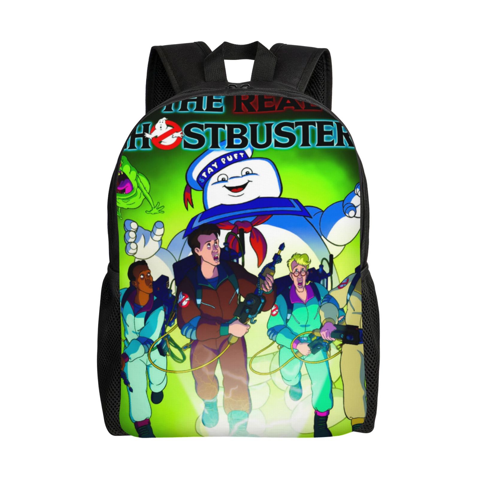 Animated Ghostbusters Backpack Lightweight Unisex Basic Daypack Bookbag ...