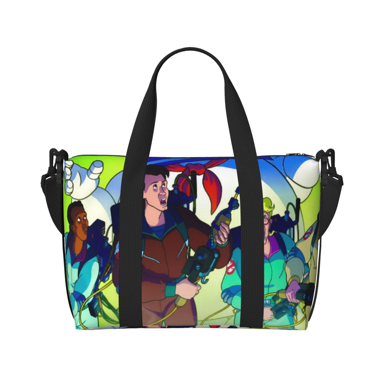 Animated Ghostbusters Duffle Bag Overnighter Weekender Travel Bag Tote ...