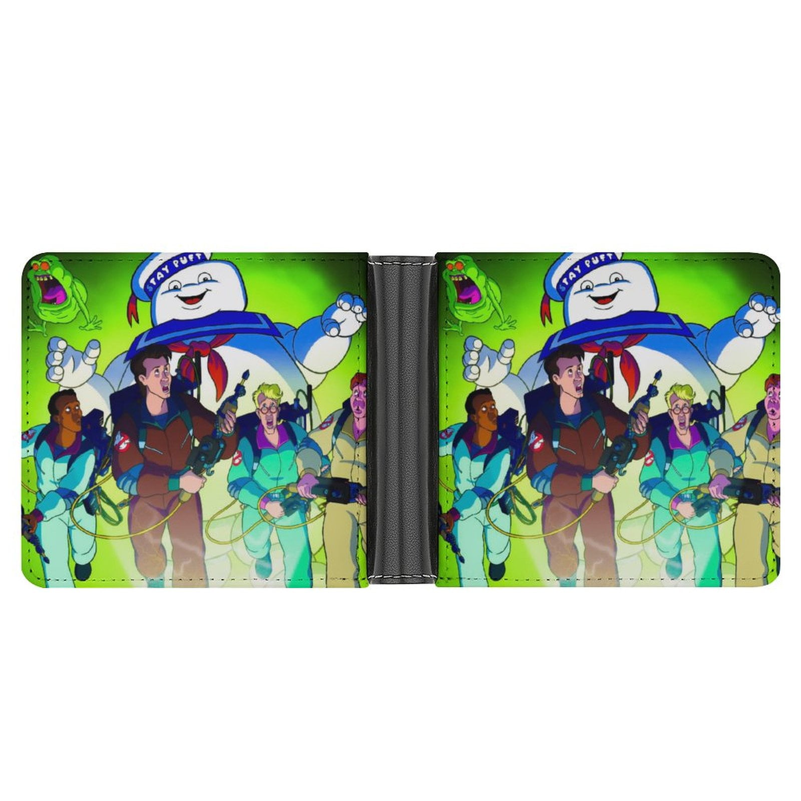 Animated Ghostbusters PU Leather Bifold Wallet Money Organizers Gift ...