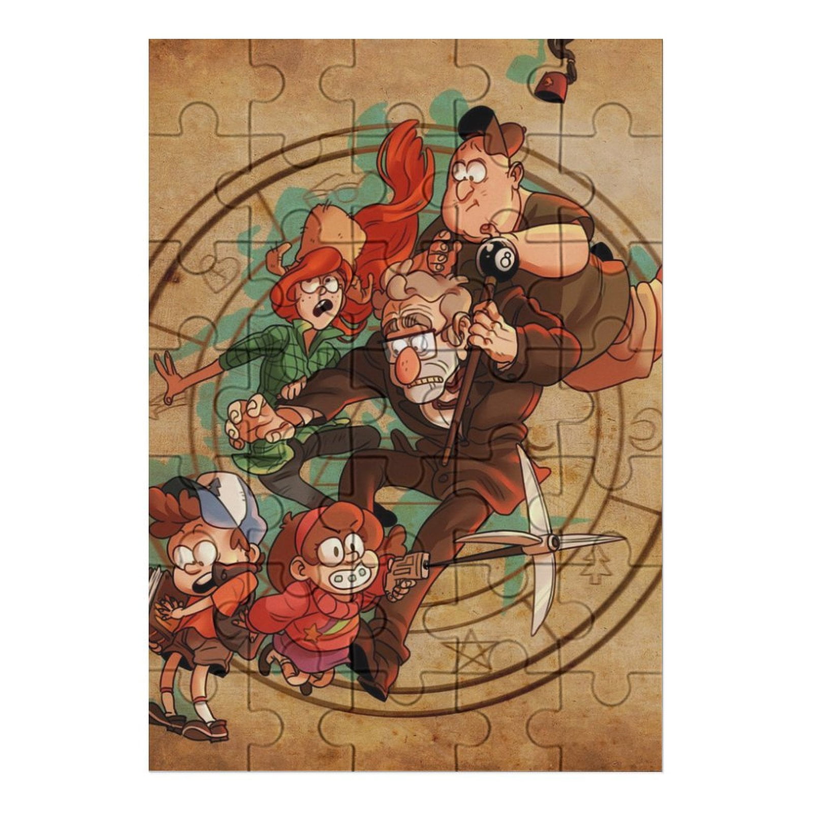Animated Gravity Falls Jigsaw Puzzles Interlocking Puzzles Home Decor ...