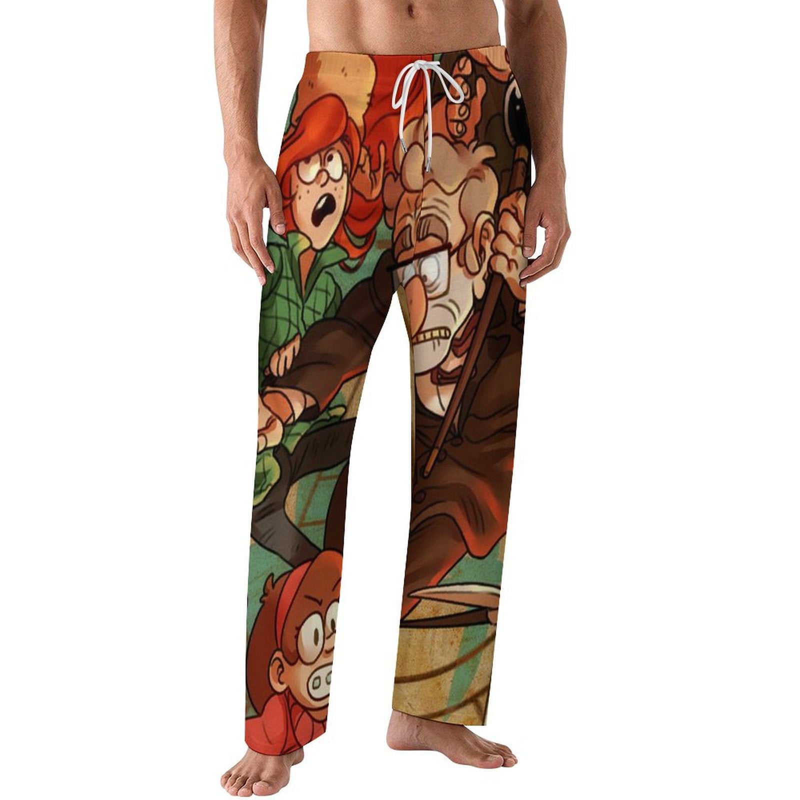 Animated Gravity Falls Mens Pajama Pants Cozy Soft Lounge Sleep Pajamas ...