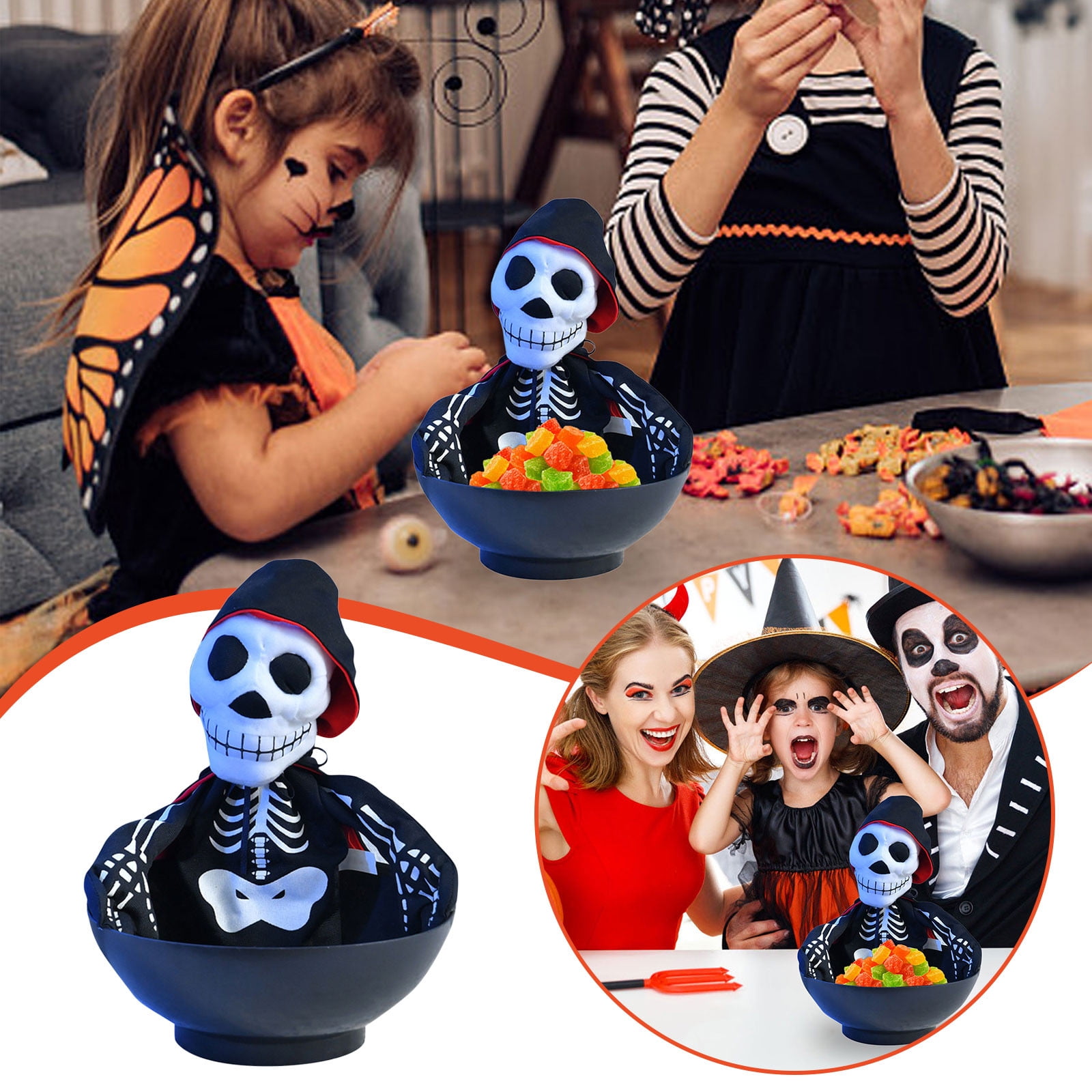 Animated Halloween Candy Bowl Horrible Halloween Candy Dish Animated ...