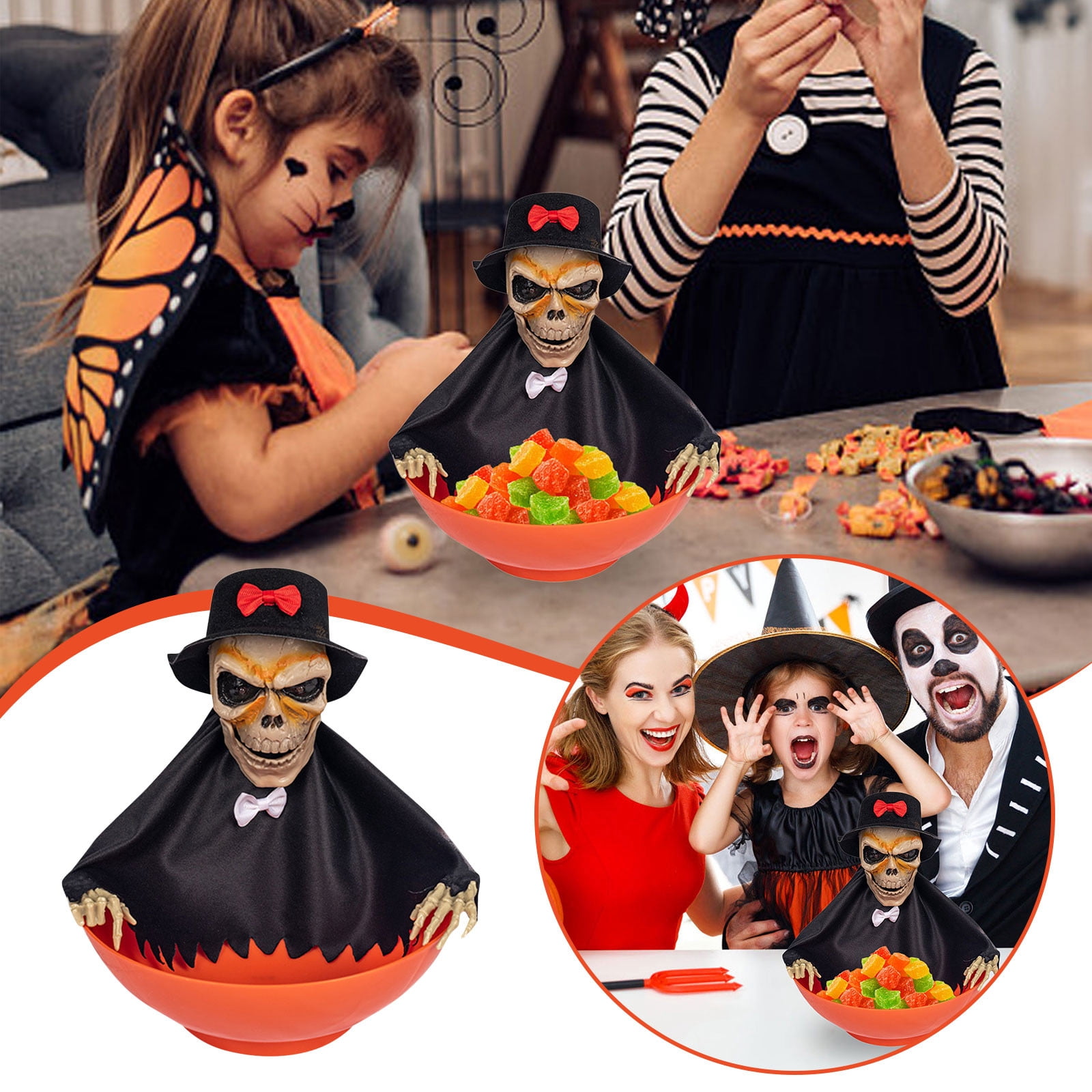 Animated Halloween Candy Bowl Horrible Halloween Candy Dish Animated ...