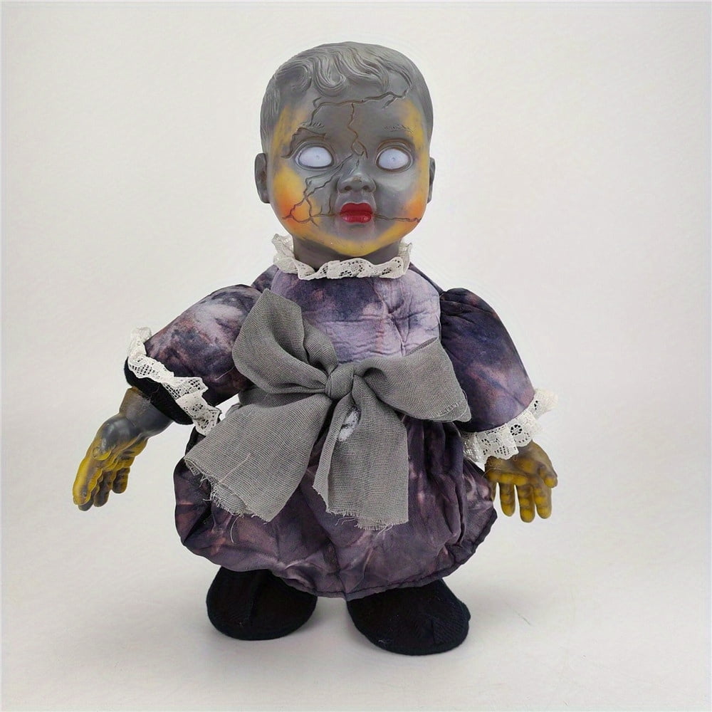 Animated Halloween Decorations with Movable Legs, Voice-Controlled ...