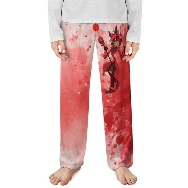 Animated Hazbin Hotel Alastor Children's Pajamas Lounge Straight Leg ...