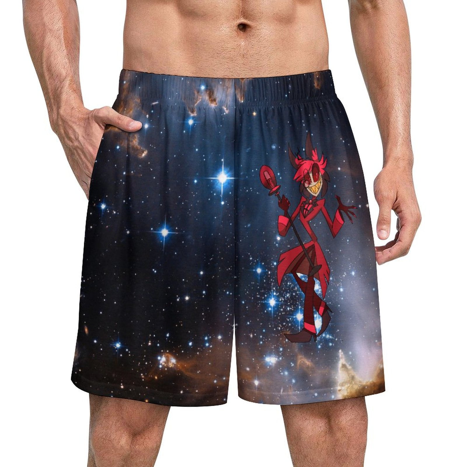 Animated Hazbin Hotel Alastor Men's Pajama Pants Sleepwear Lounge ...