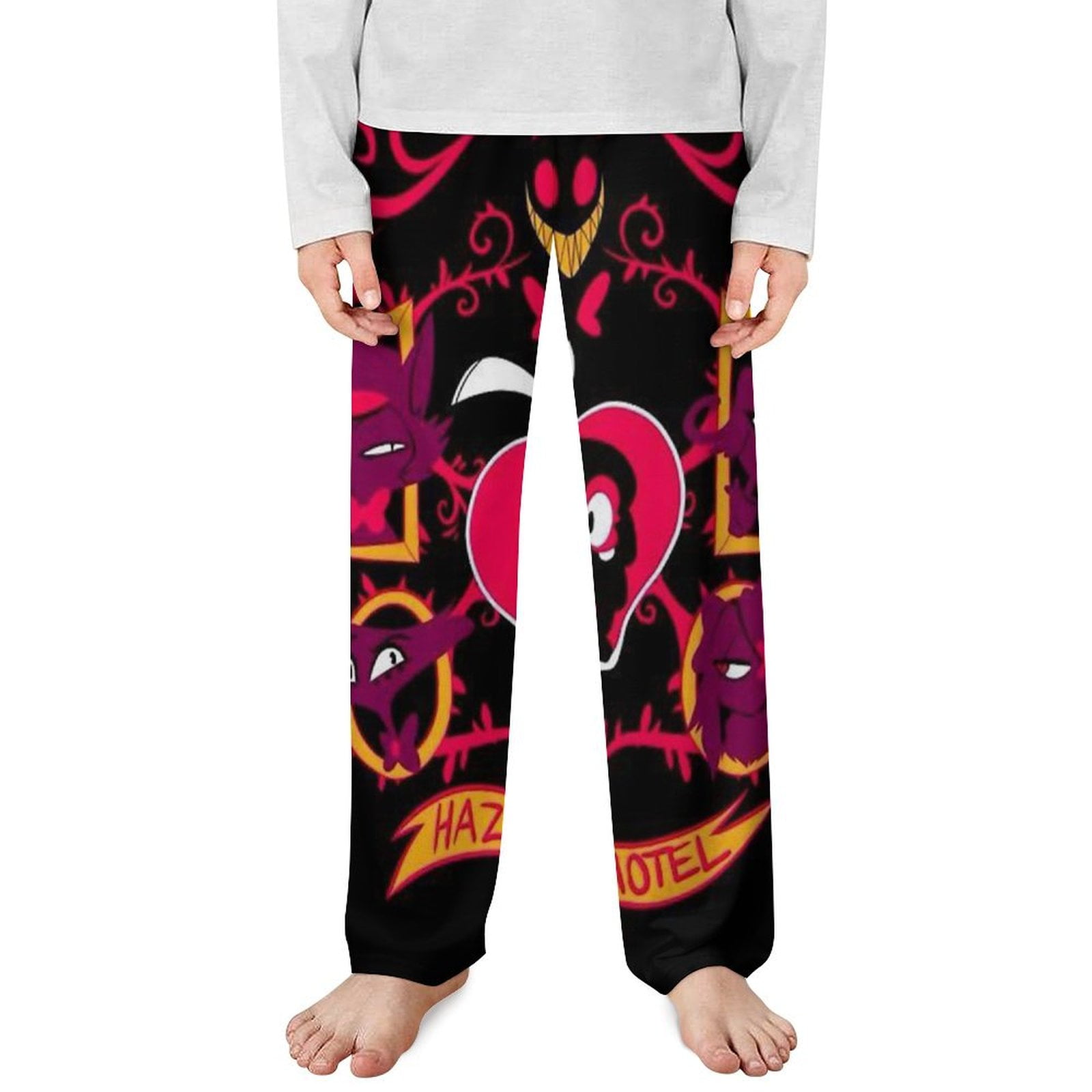 Animated Hazbin Hotel Children's Pajamas Lounge Straight Leg Sleeping ...