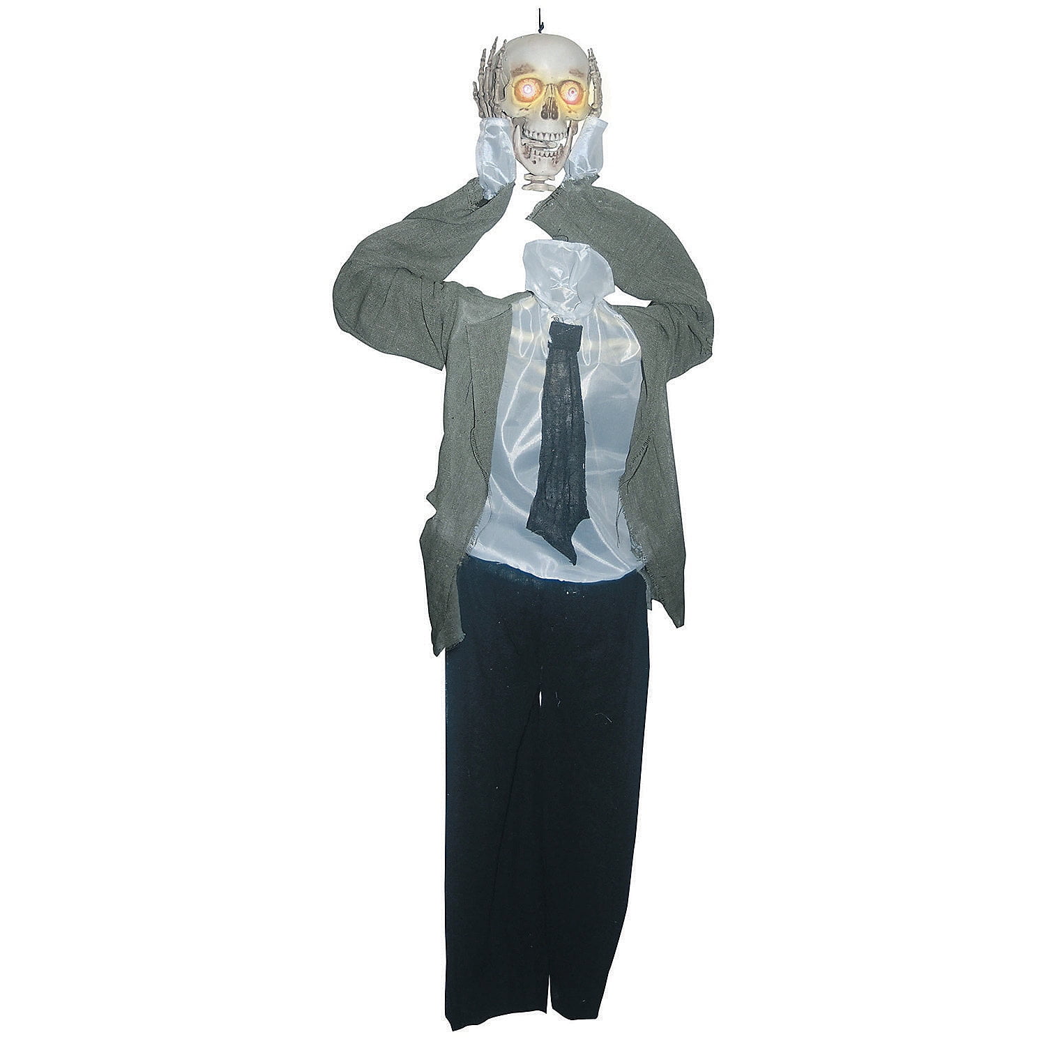 Sunstar Animated Detached Head Skeleton Prop Halloween Decoration - 60 ...