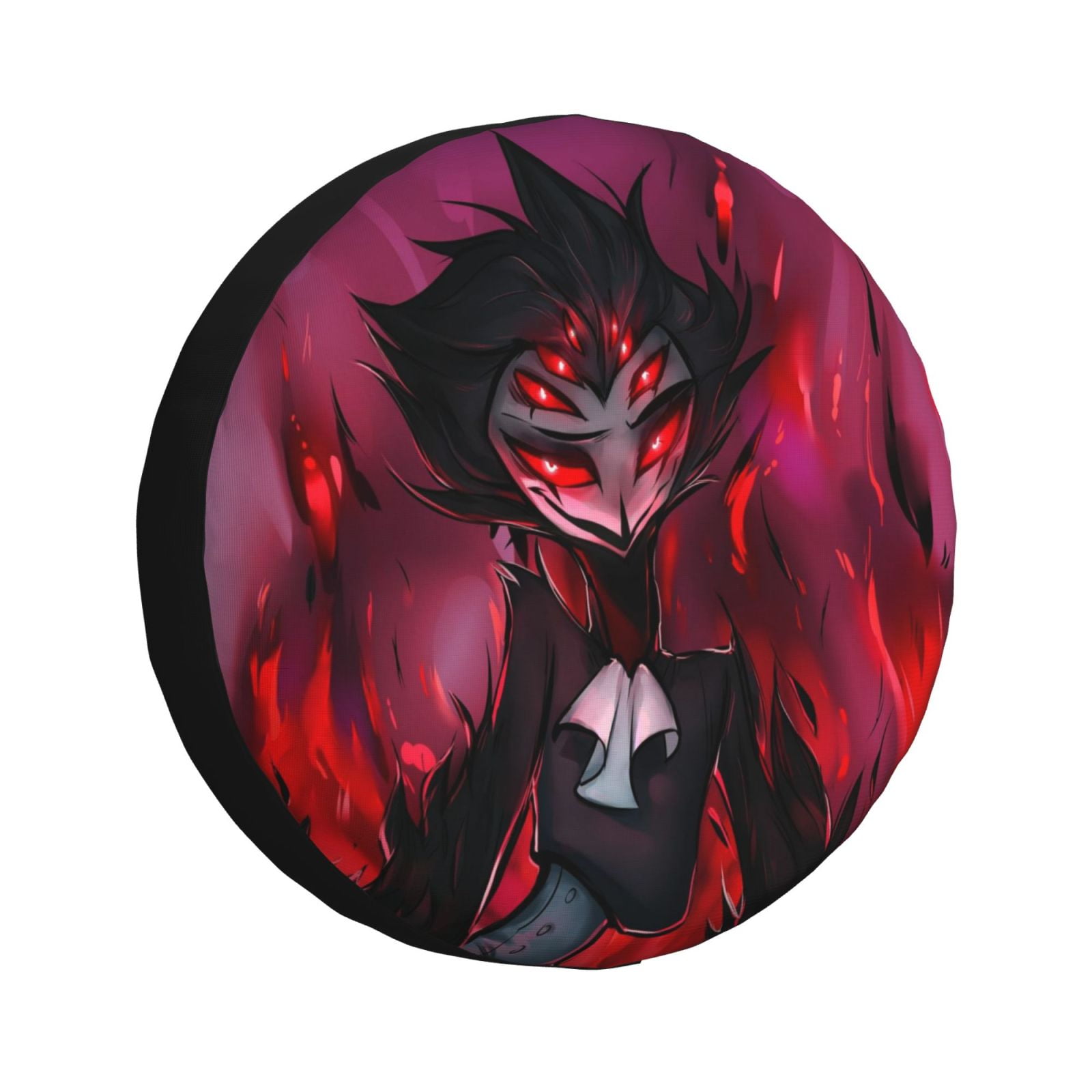Animated Helluva Boss Spare Tire Cover Universal Wheel Tire Cover Dust ...