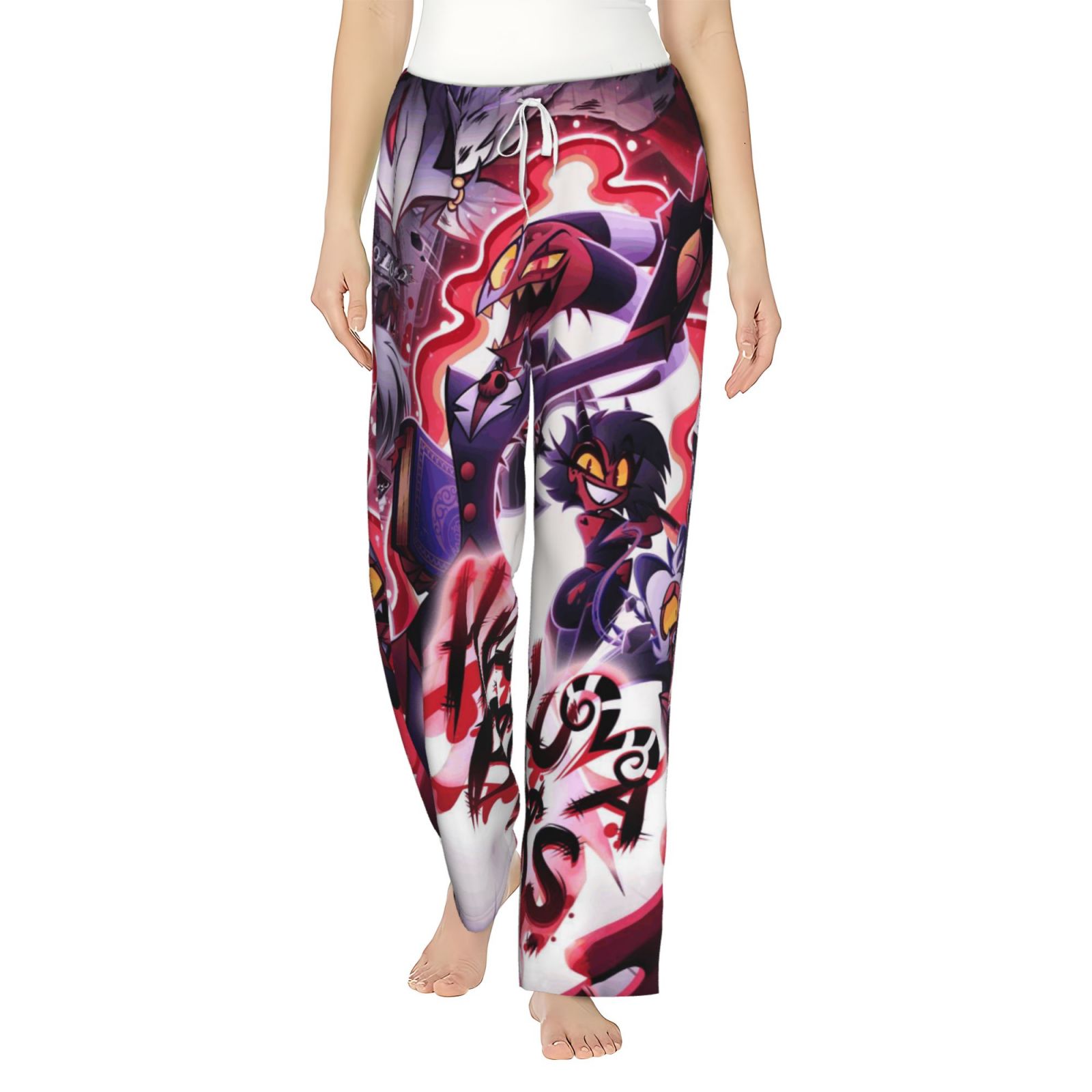 Animated Helluva Boss Women's Pajama Pants Lounge Daily Novelty Cozy ...