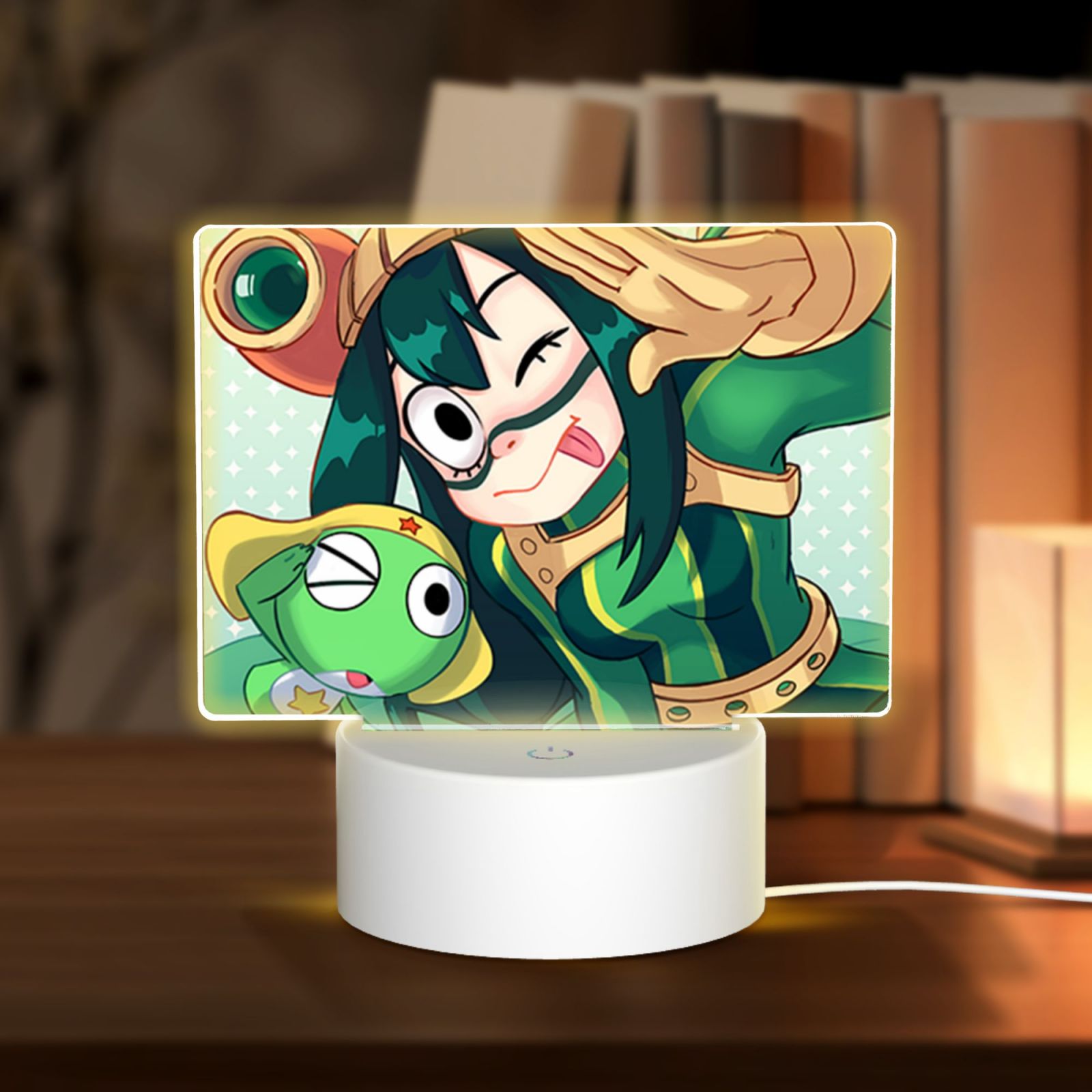 Animated My Hero Academia Acrylic Night Light Adjustable 3 Light Modes ...