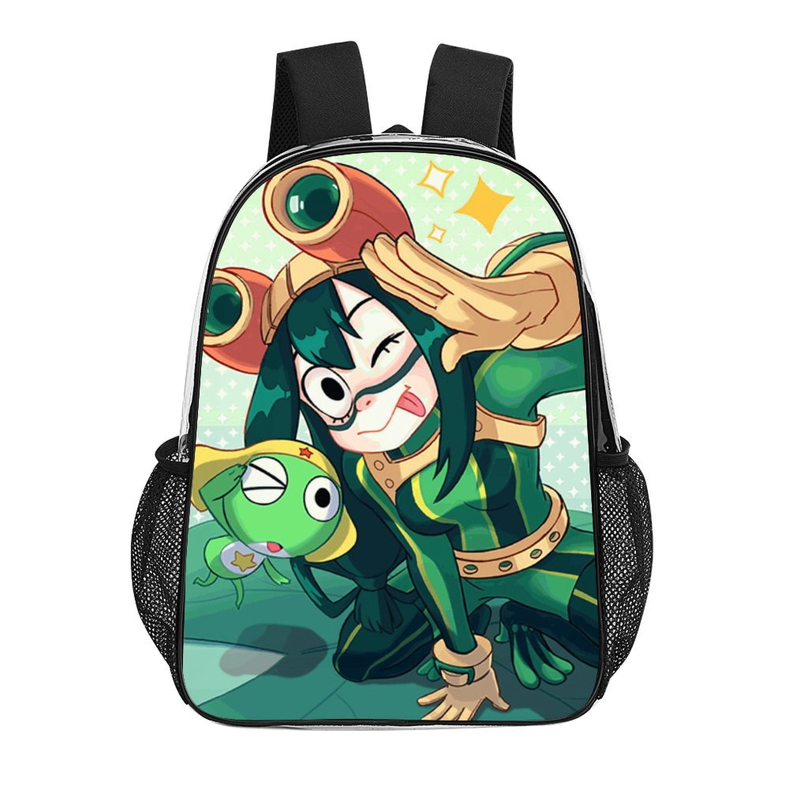 Animated My Hero Academia Clear Backpack Transparent Bag 17 Inch Large ...