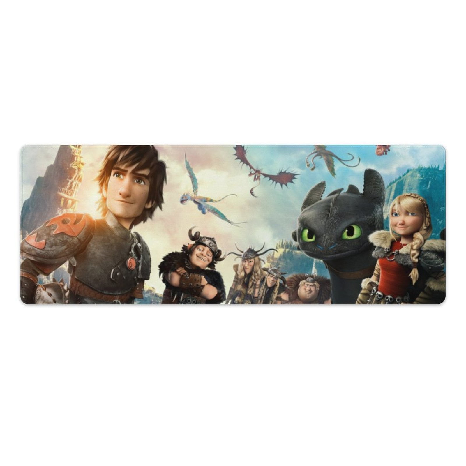 Animated How to Train Your Dragon Mouse Pad No-sliped Large Mousepad ...