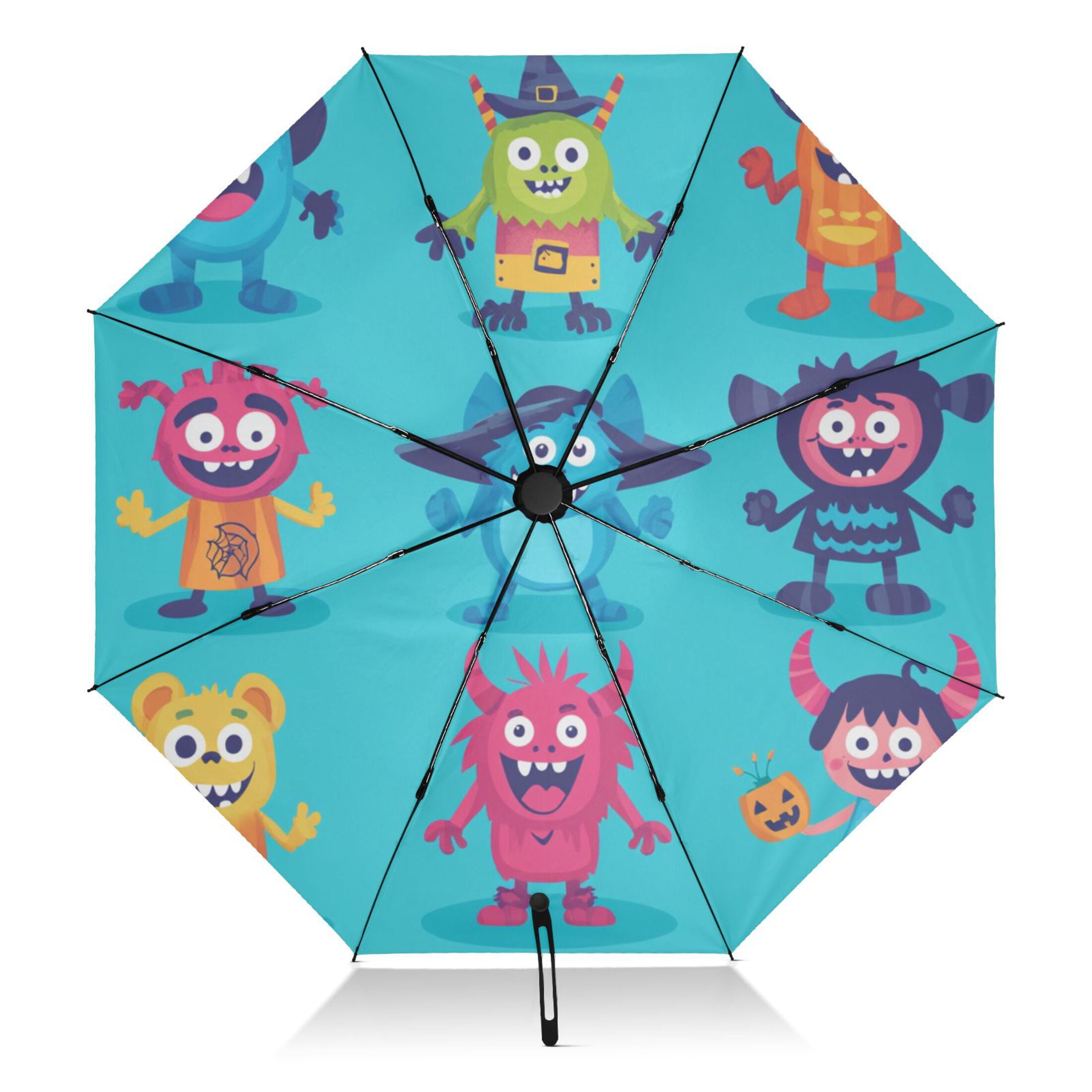 Animated Imp Pattern Extra Large Automatic Umbrella, UV Protection ...
