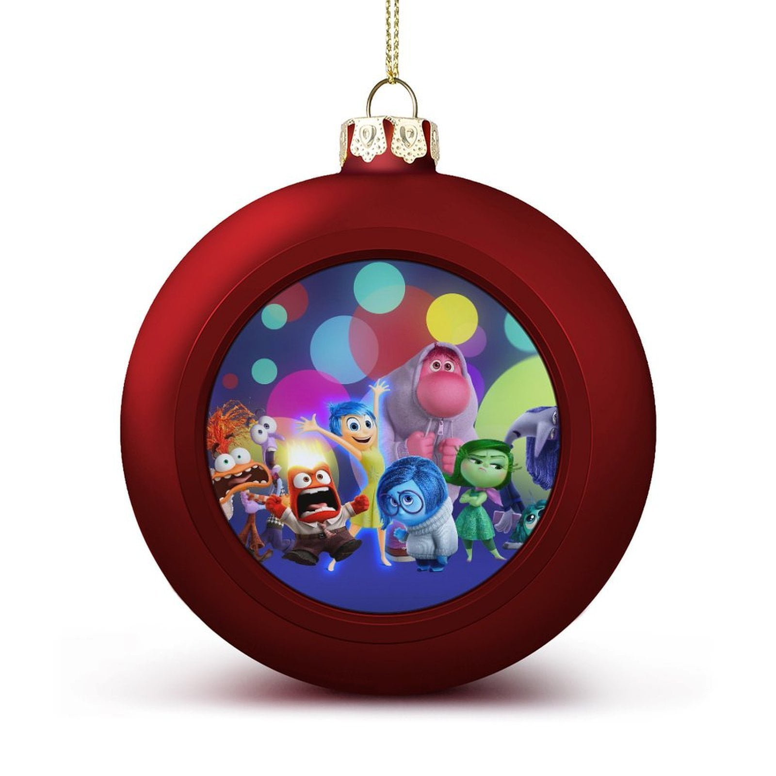 Animated Inside Out Christmas Balls Decoration Xmas Gift Sparkling ...