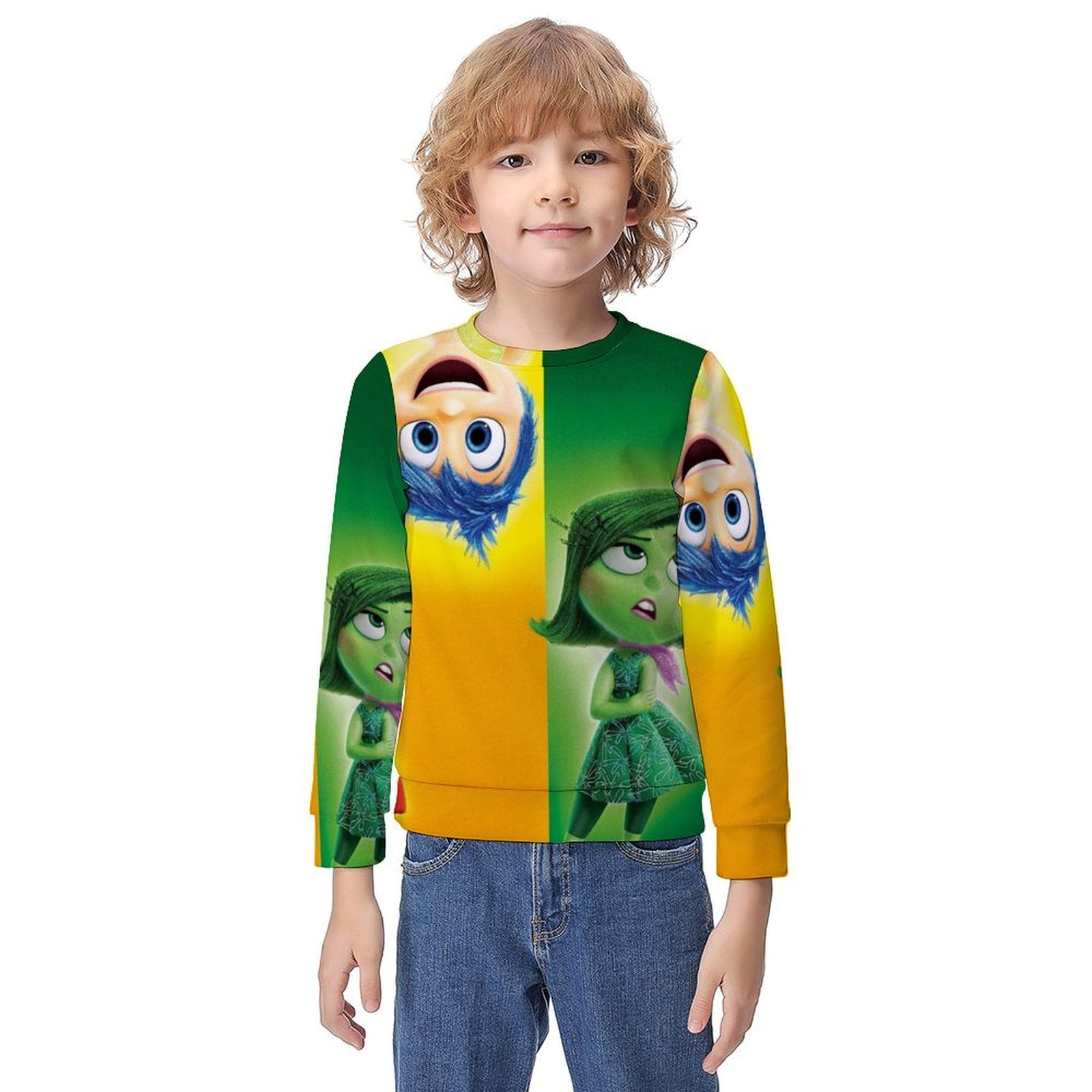 Animated Inside Out Hoodie for Kids 3D Printed Pullover Sweatshirts ...