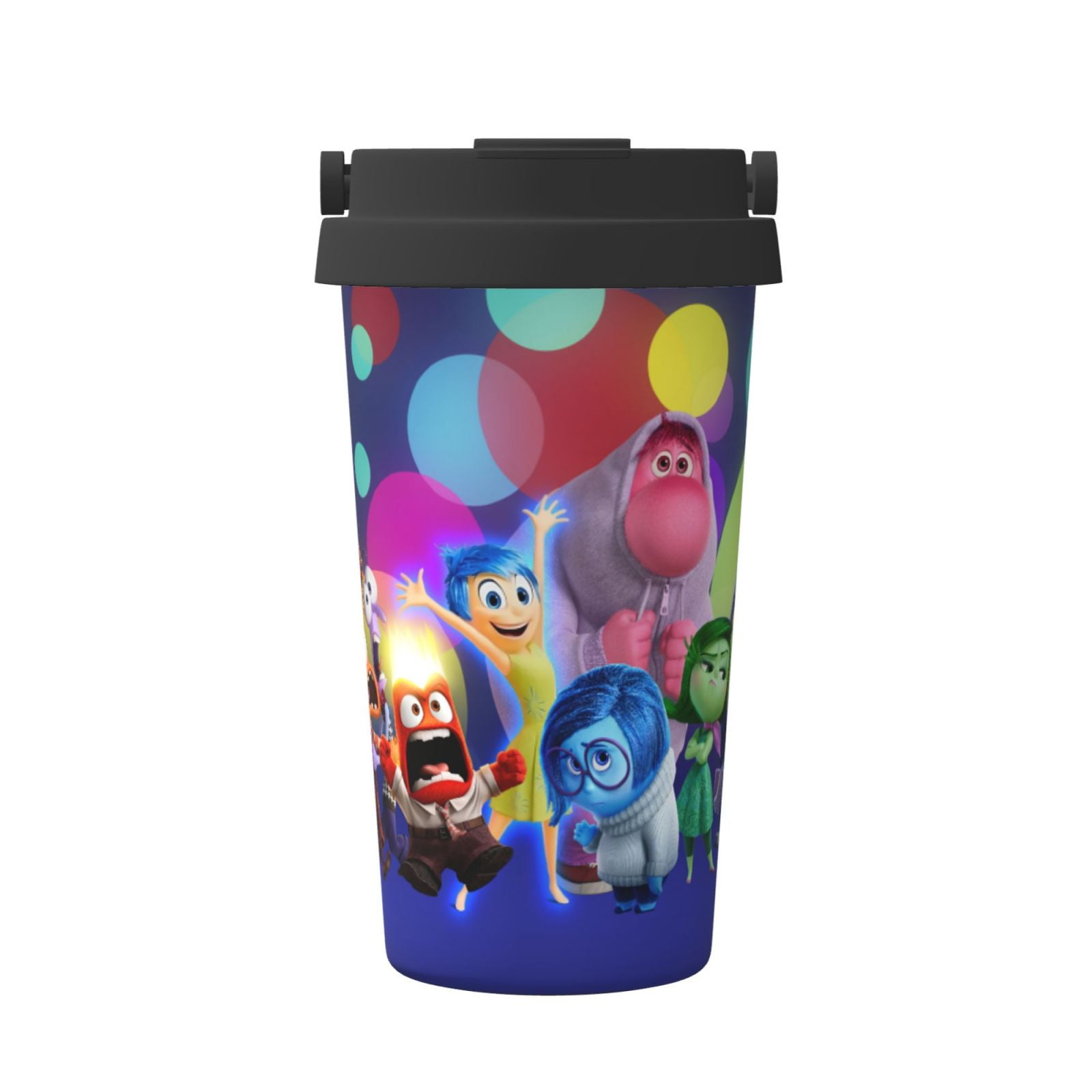 Animated Inside Out Portable Insulated Coffee Mug Unisex Thermos Cup ...