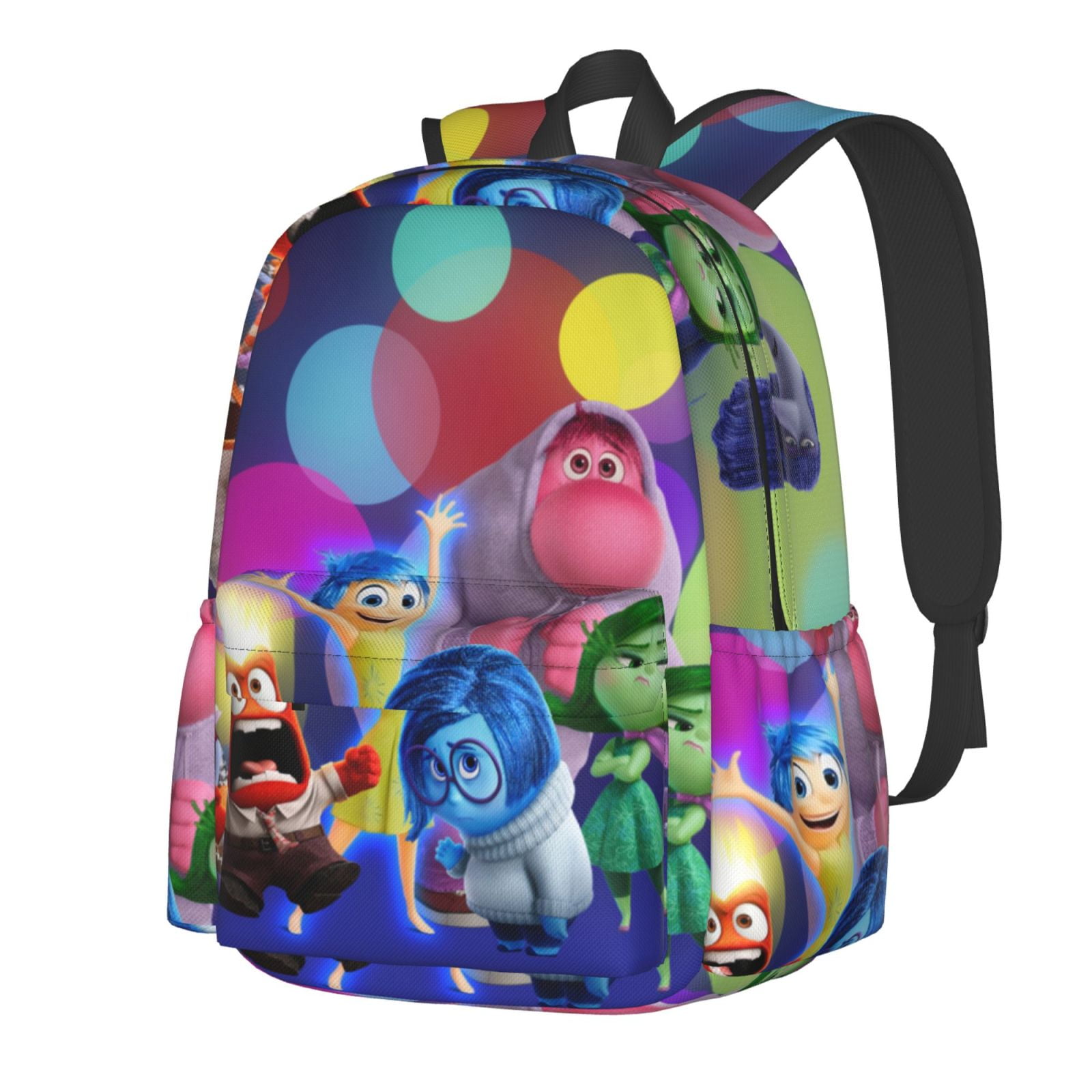 Animated Inside Out Unisex Laptop Backpack Large Capacity Daypack ...