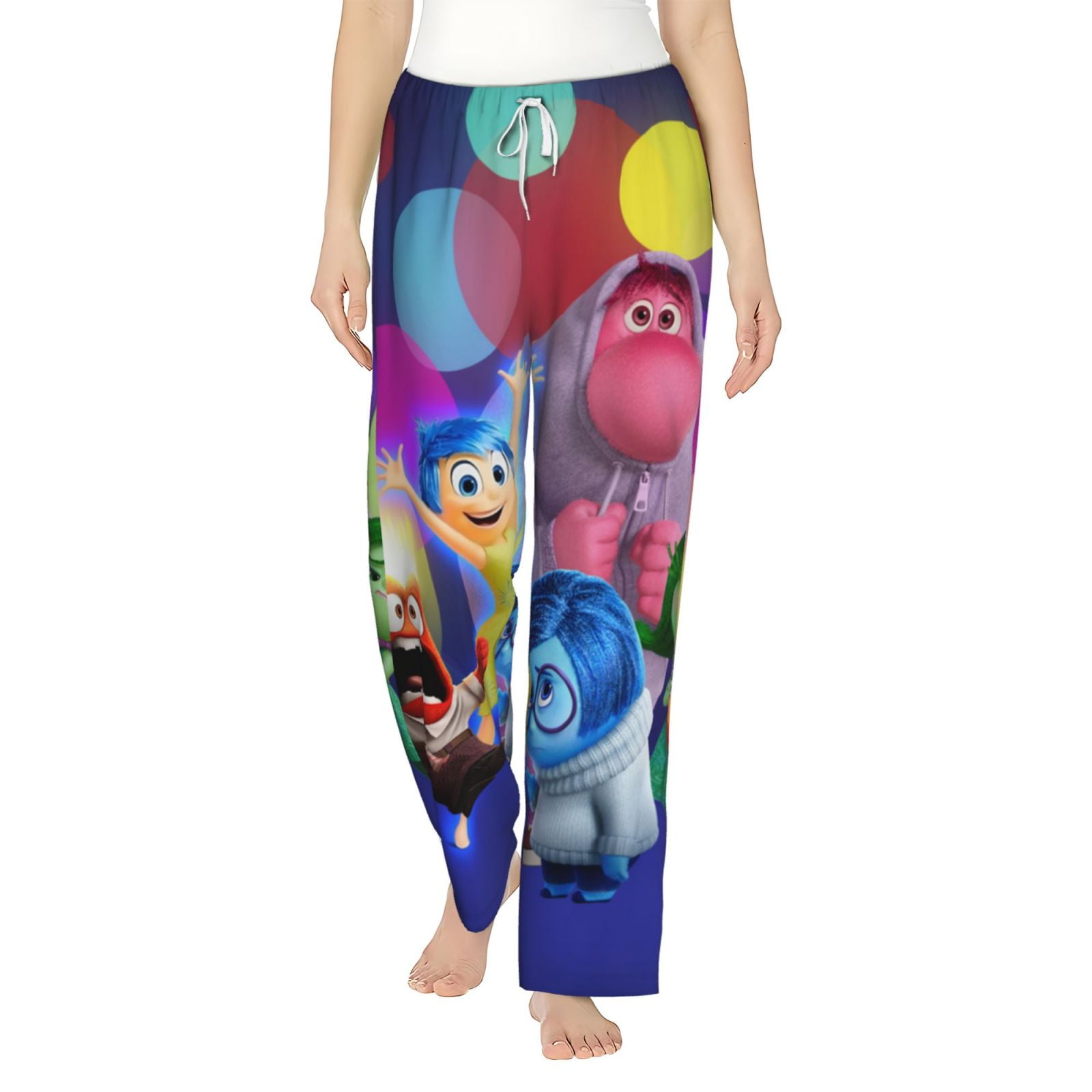 Animated Inside Out Women's Pajama Pants Lounge Daily Novelty Cozy ...