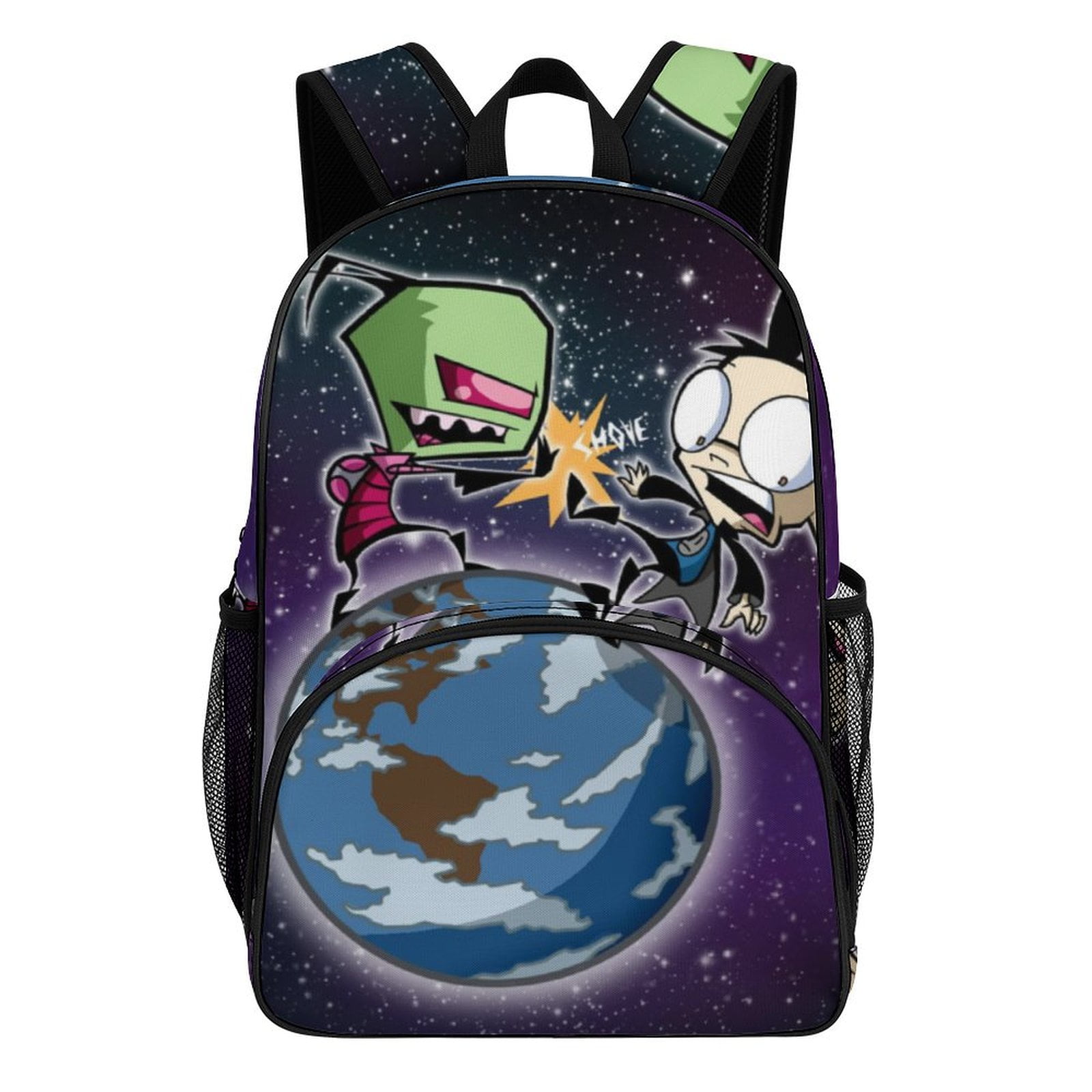 Animated Invader Zim Backpack Daypack Adjustable School Bag Student ...