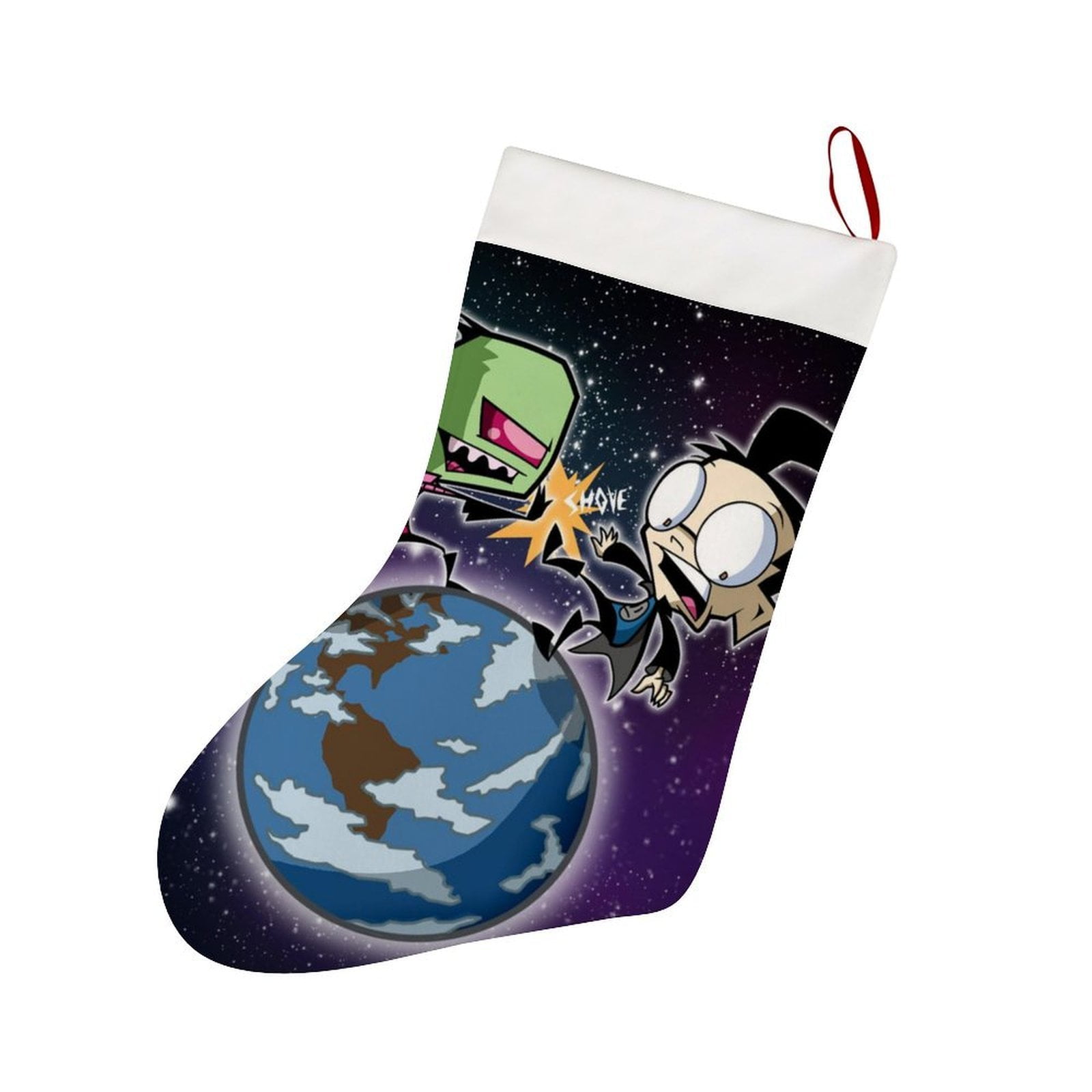 Animated Invader Zim Christmas Stockings Decoration Fireplace Hanging ...