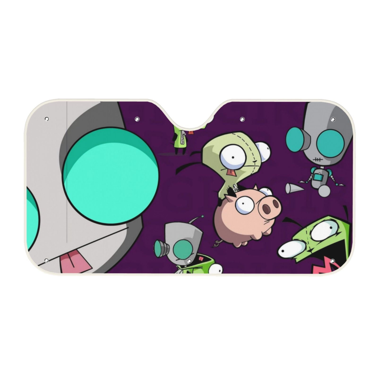 Animated Invader Zim Foldable Car Windshield Sunshade Vehicle ...