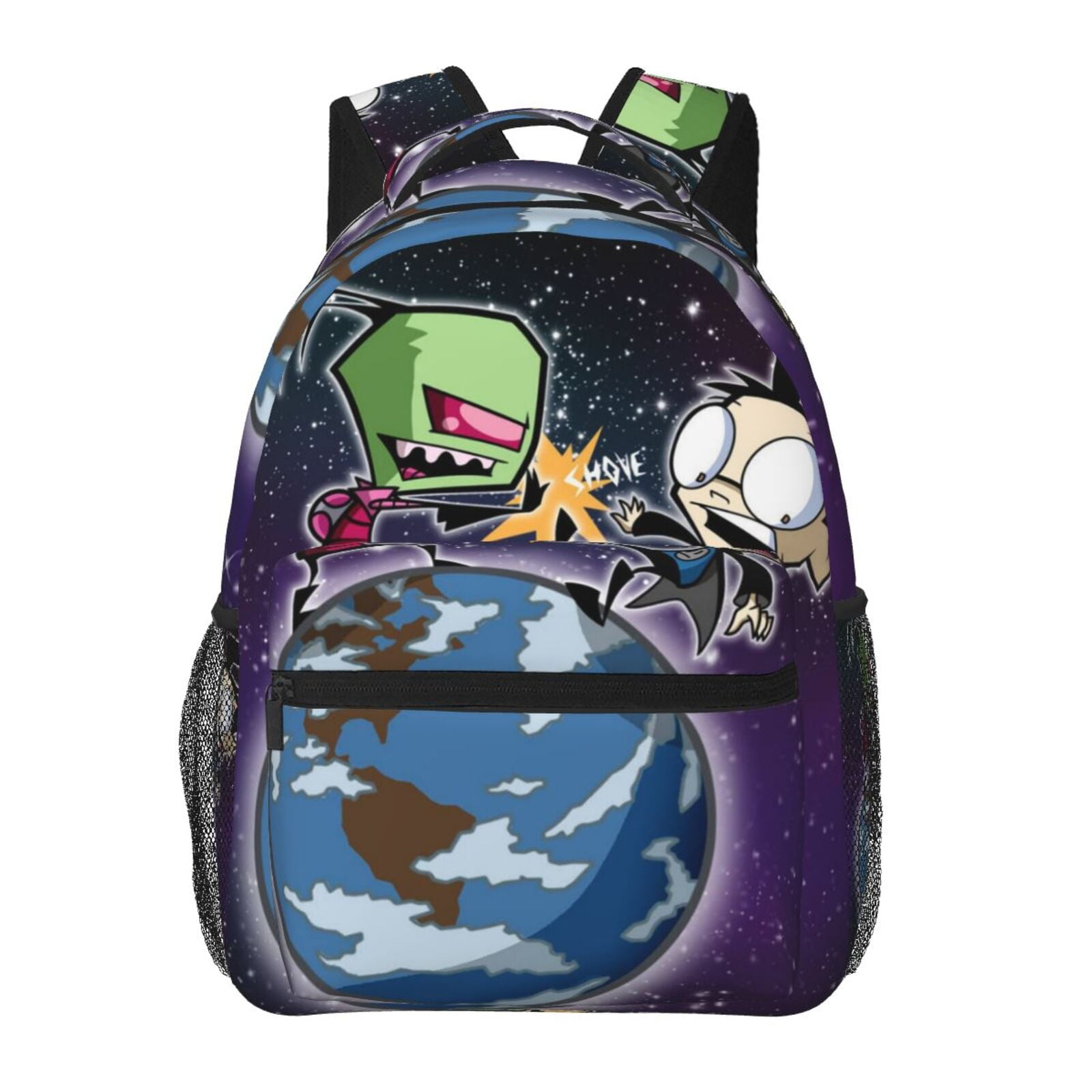 Animated Invader Zim Laptop Backpack Daypack Large Capacity ...