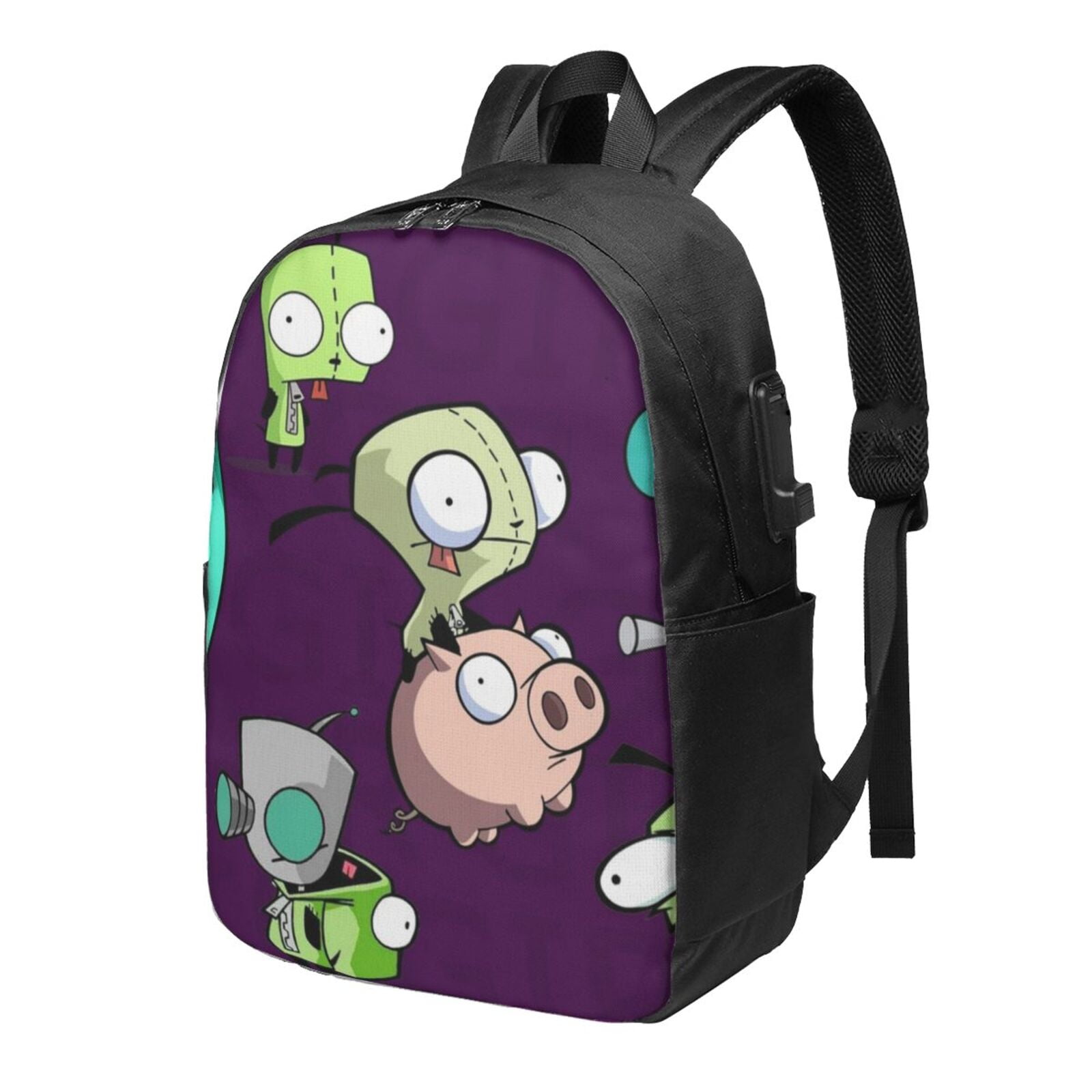 Animated Invader Zim Laptop Backpack Daypack School Student Bookbag ...