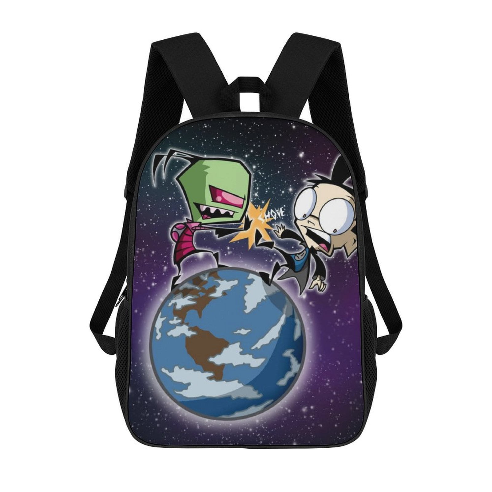 Animated Invader Zim School Bag Laptop Backpack Casual Shoulders ...