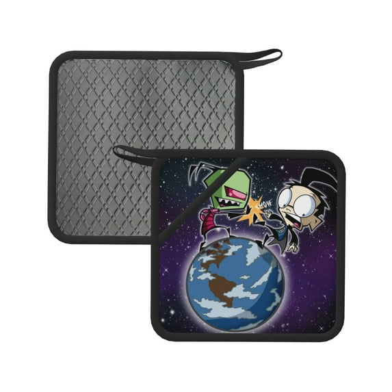 Animated Invader Zim Silicone Anti-hot Pad Sets 2-Piece Heat Resistant ...