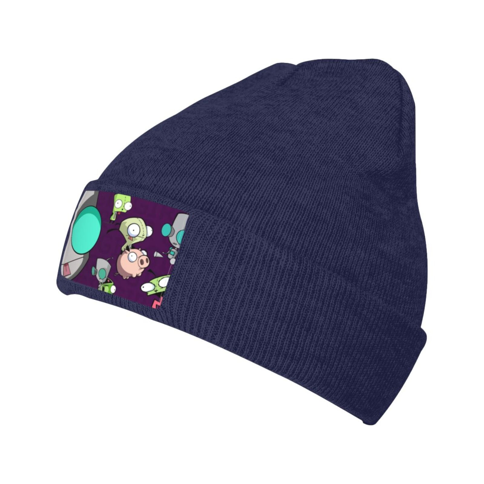 Animated Invader Zim Stretchable Knitted Beanie Hat Unisex Hat Daily ...